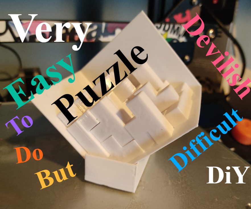 Very Easy 3d Puzzle to Do DIY But Devilishly Difficult for Smart People ...