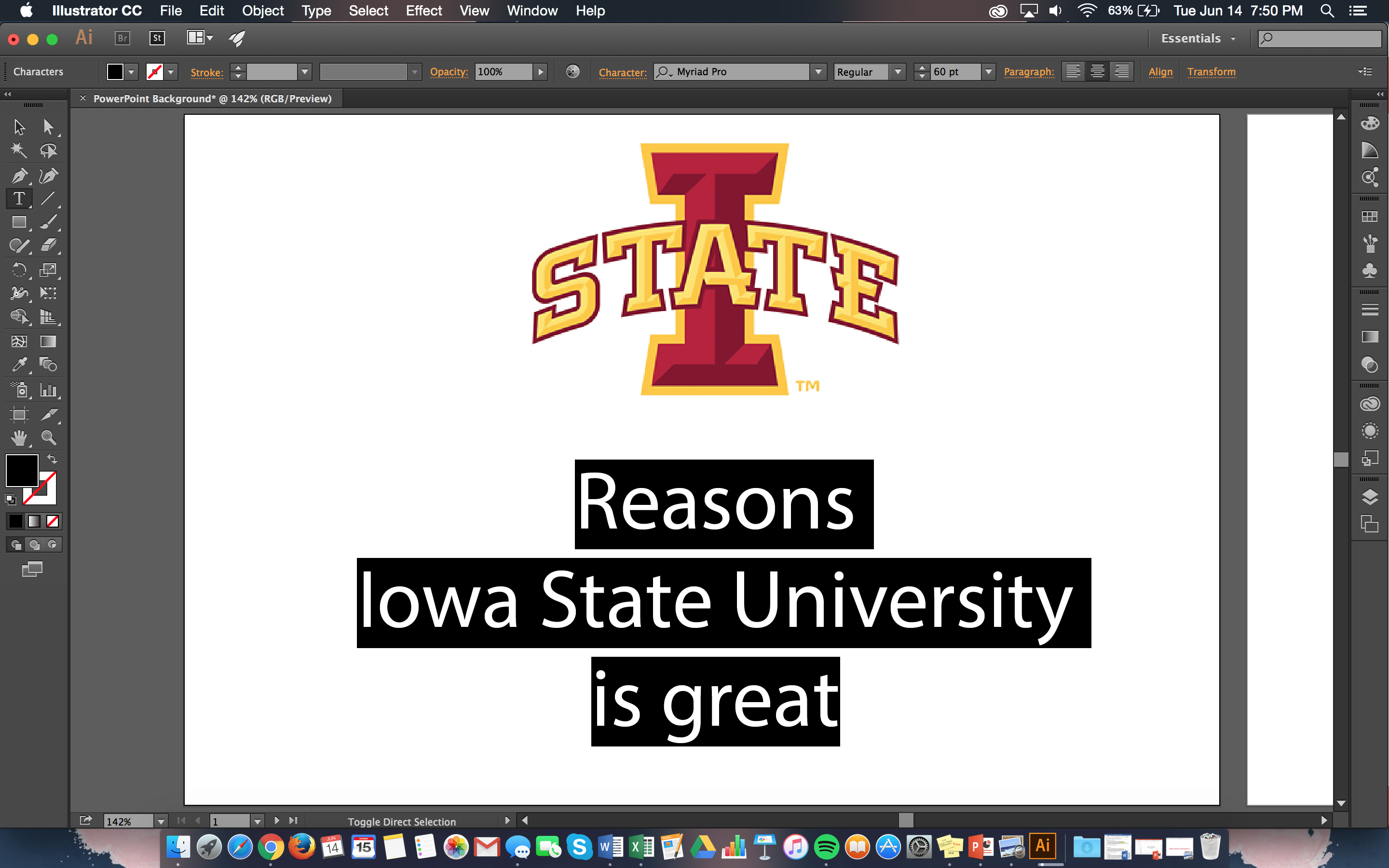 Microsoft PowerPoint Background Created on Adobe Illustrator : 6 Steps ...