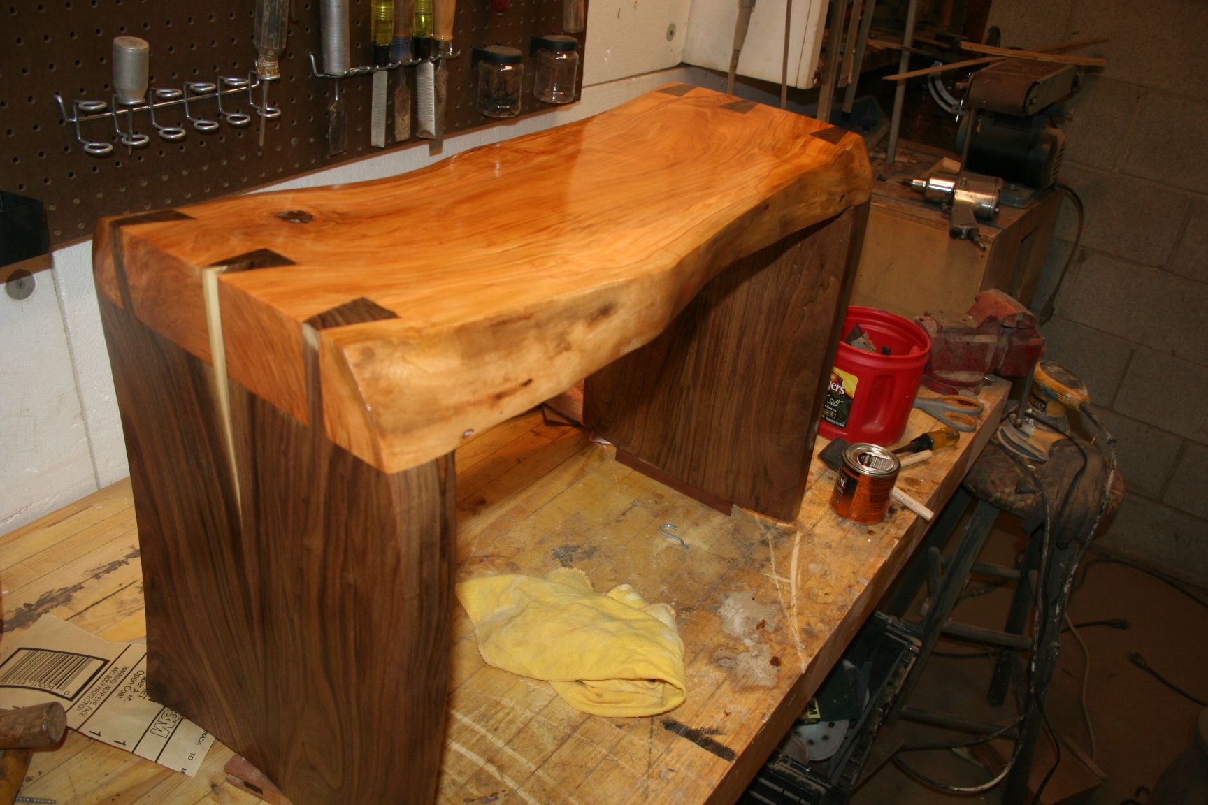 Cherry and Walnut Sculpted Bench : 20 Steps (with Pictures) - Instructables
