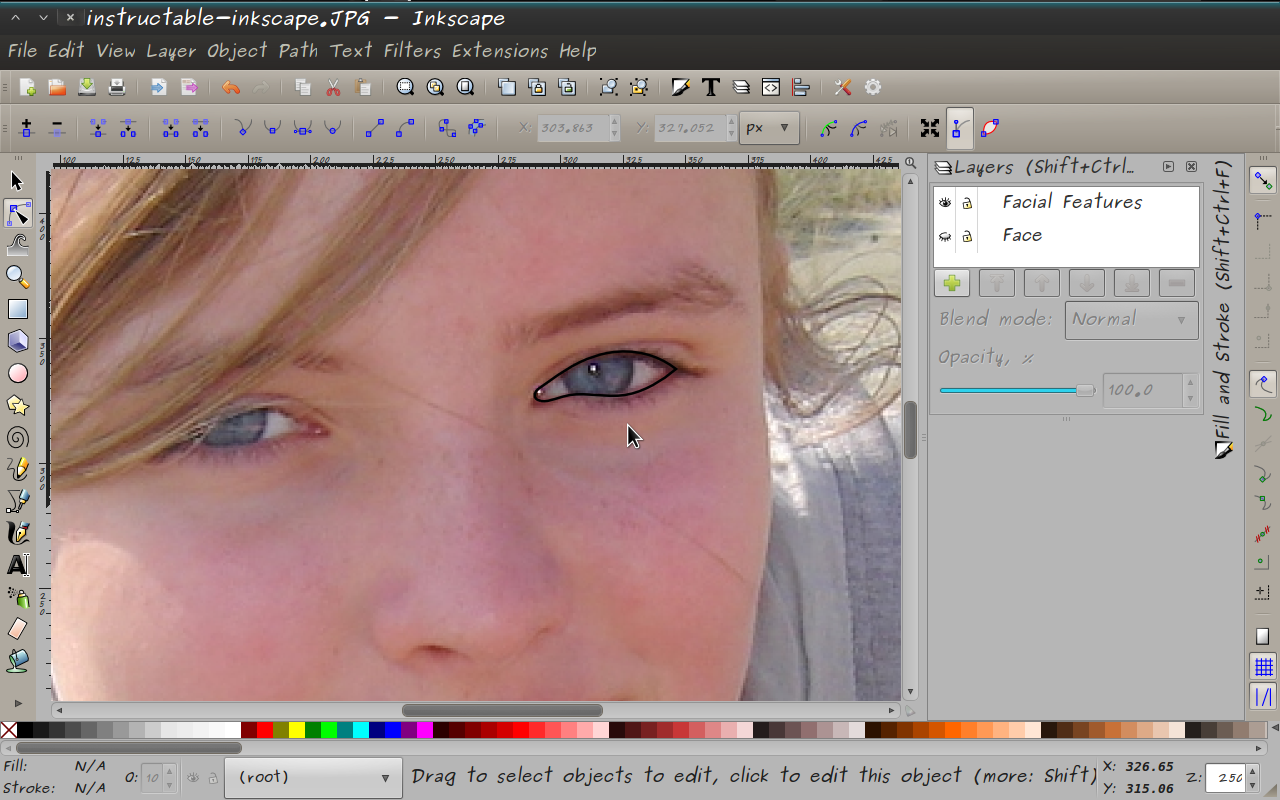 Drawing Vector Portraits on Inkscape : 13 Steps - Instructables