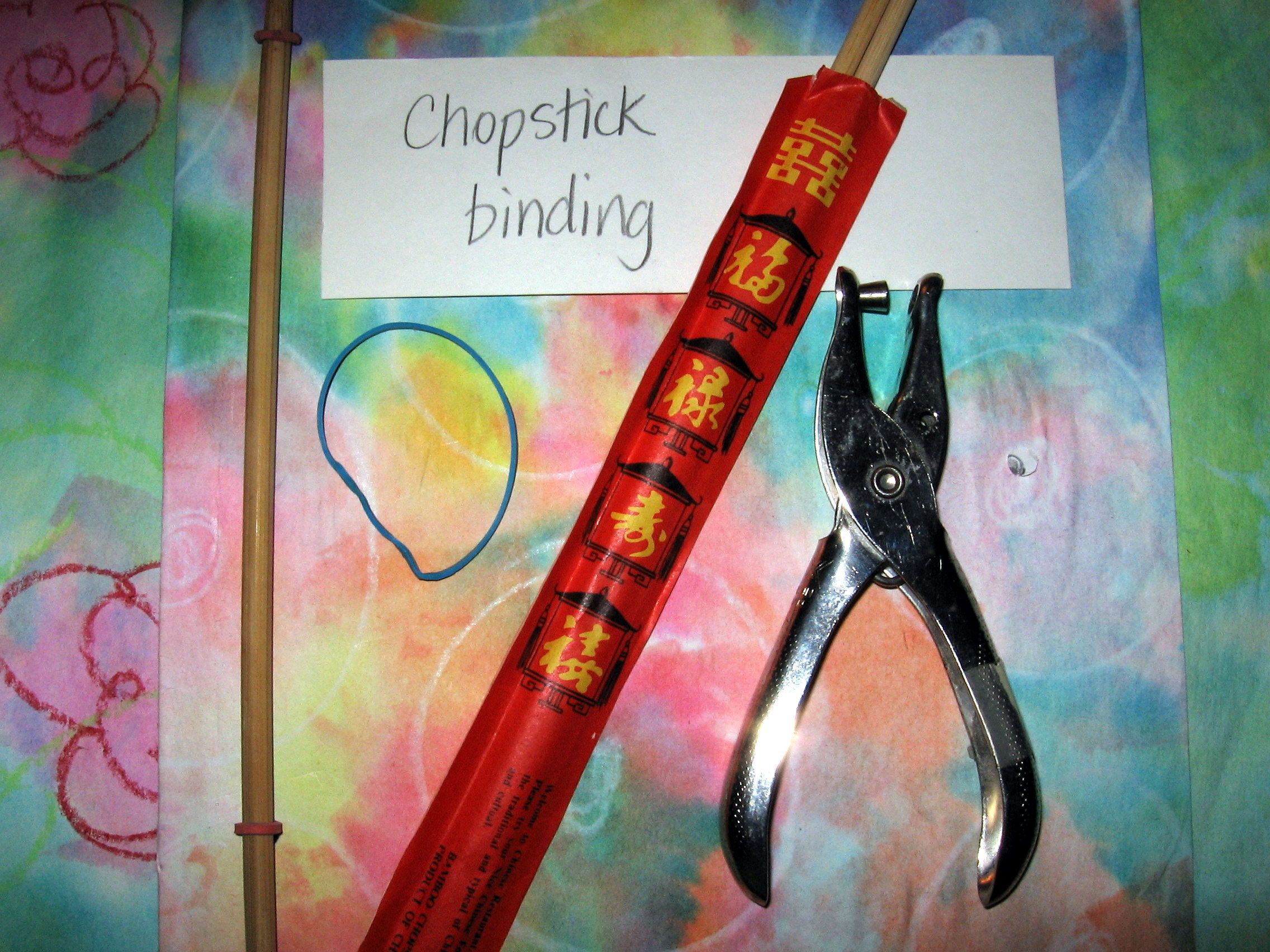 Chopstick Book Binding : 3 Steps - Instructables