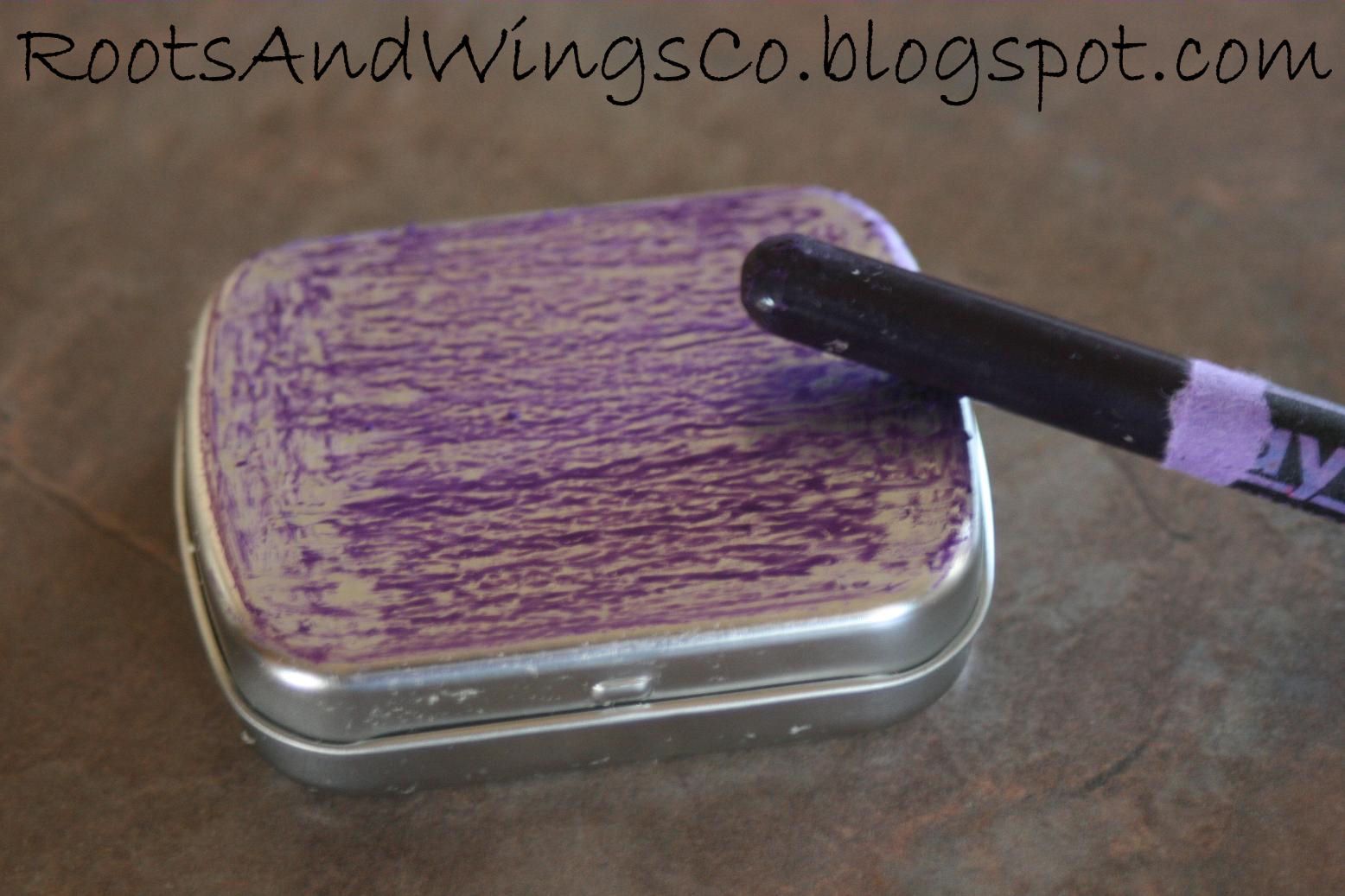 Etching on Tin Using Crayon-Technique : 6 Steps - Instructables