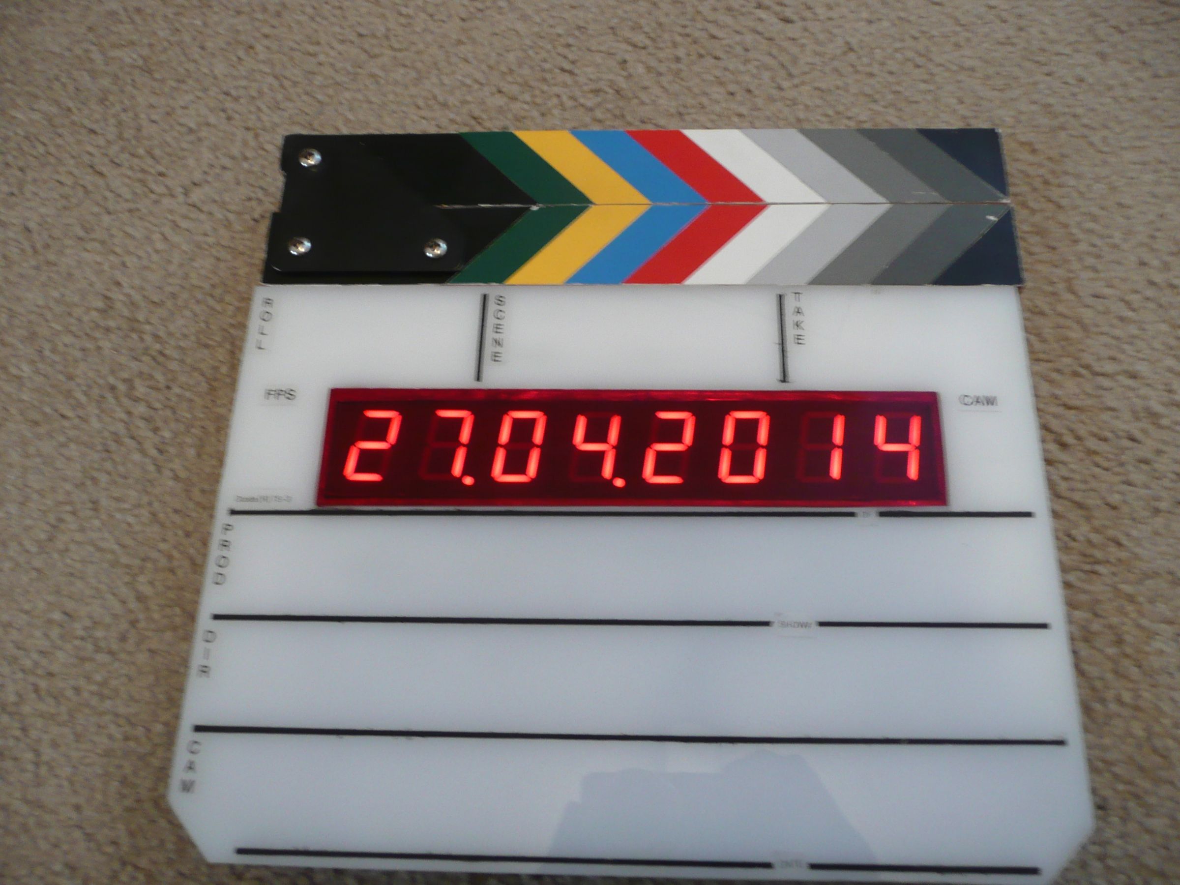 Cinema Slate : 11 Steps (with Pictures) - Instructables