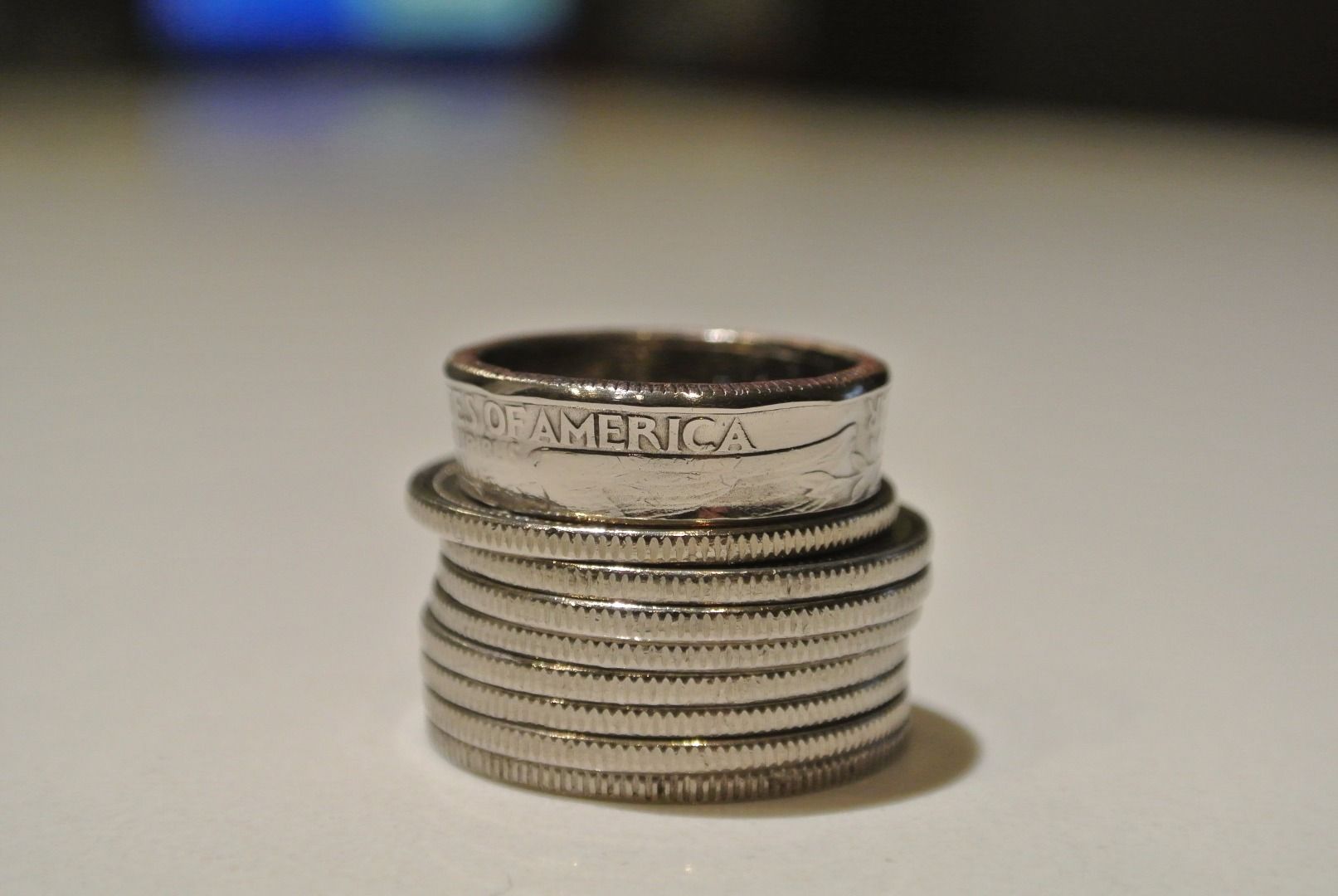 How to Make a Coin Ring From a Quarter : 8 Steps (with Pictures ...