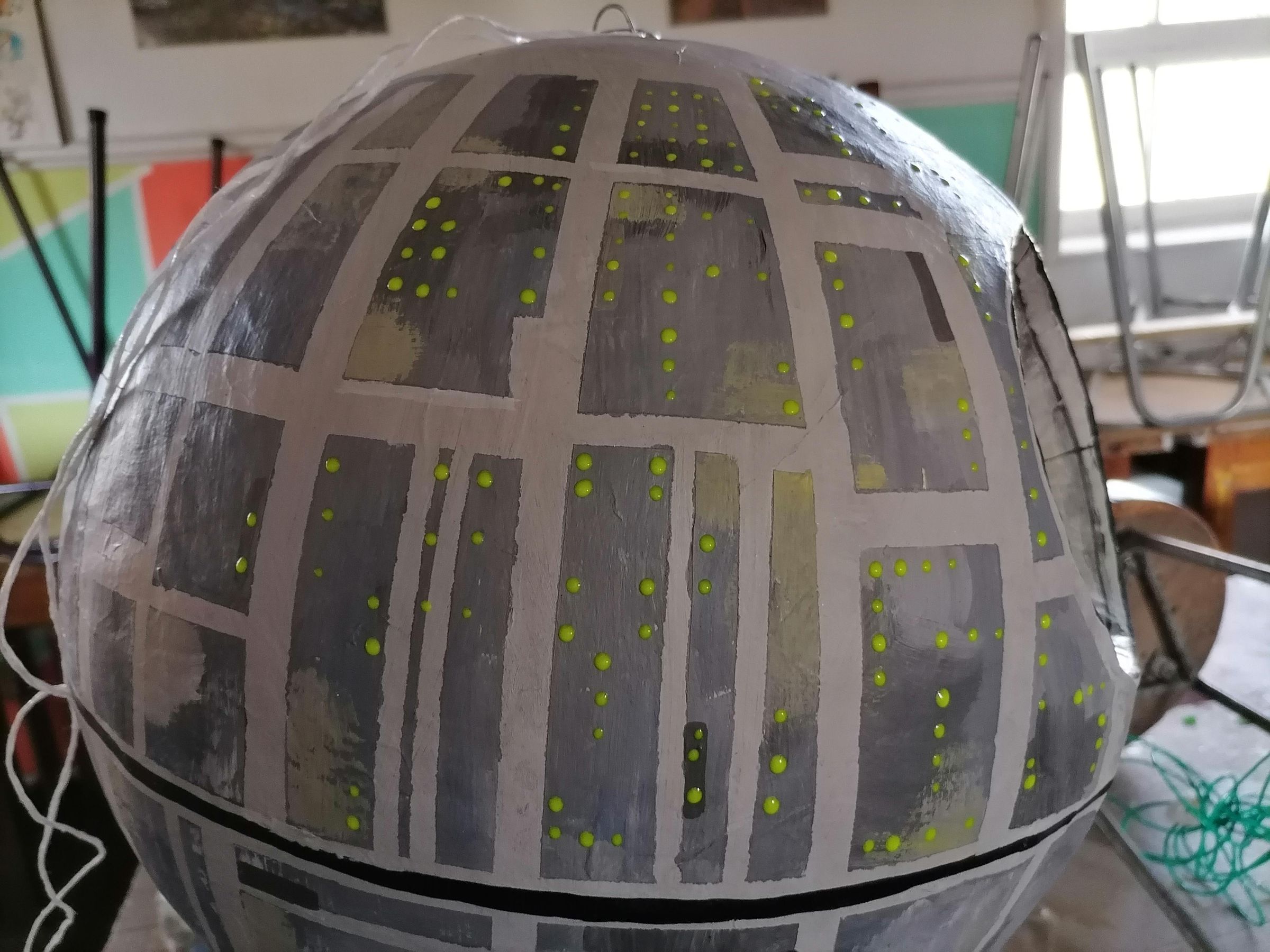 Paper Maché Death Star : 7 Steps (with Pictures) - Instructables