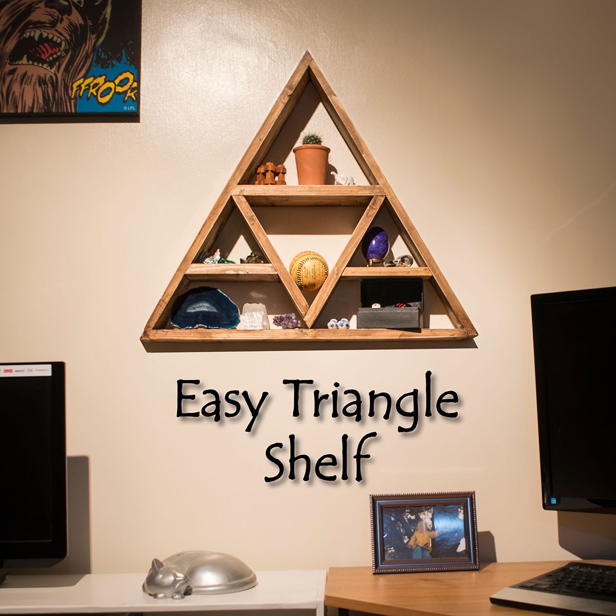 Easy Triangle Shelf : 4 Steps (with Pictures) - Instructables