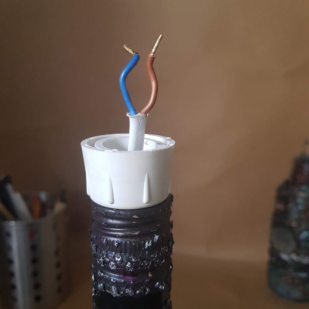 Recycled Bottle Steampunk Lamp : 12 Steps (with Pictures) - Instructables