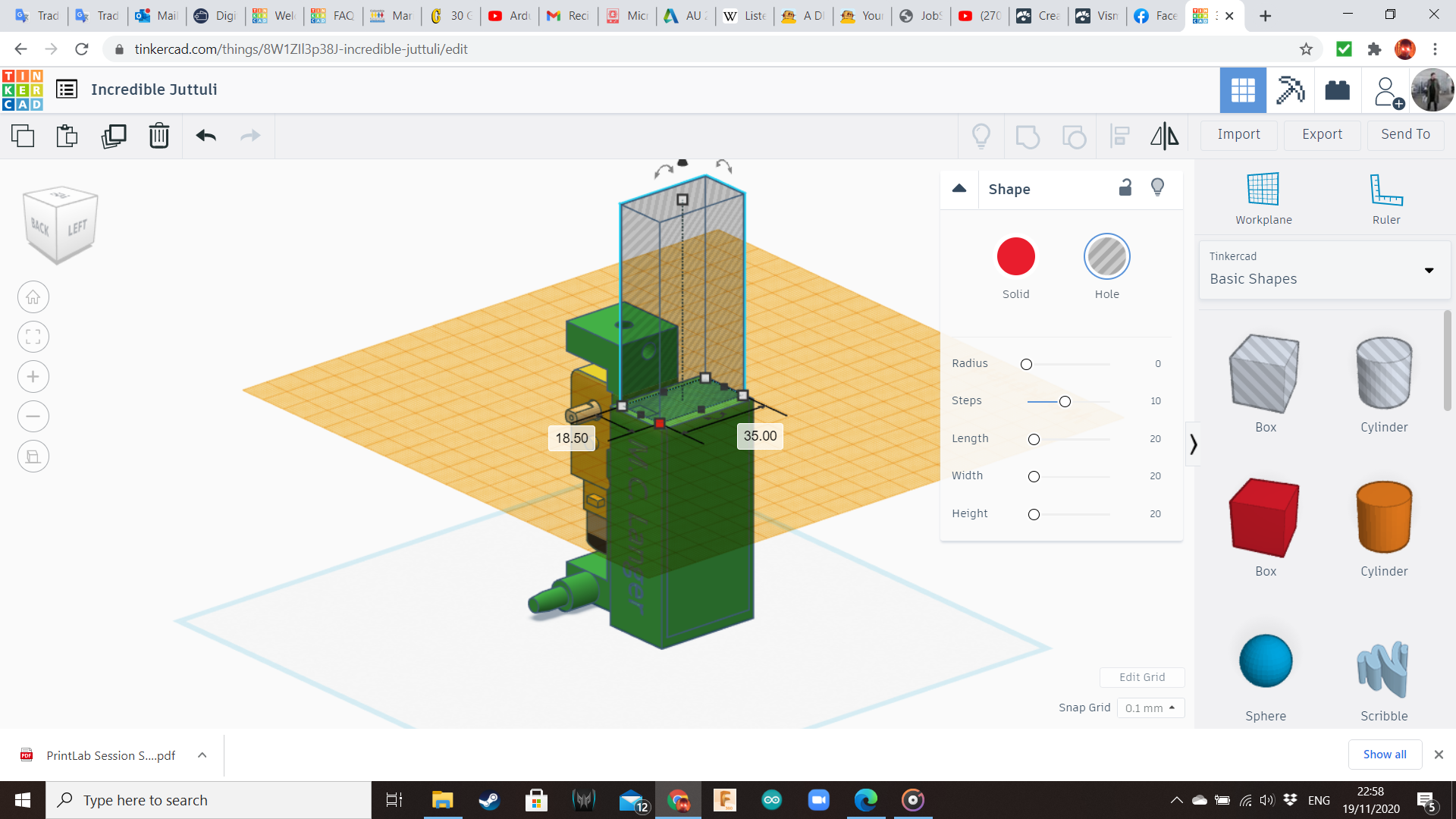 Tinkercad Robotics for School: Evil Zipline Robot! : 17 Steps (with ...