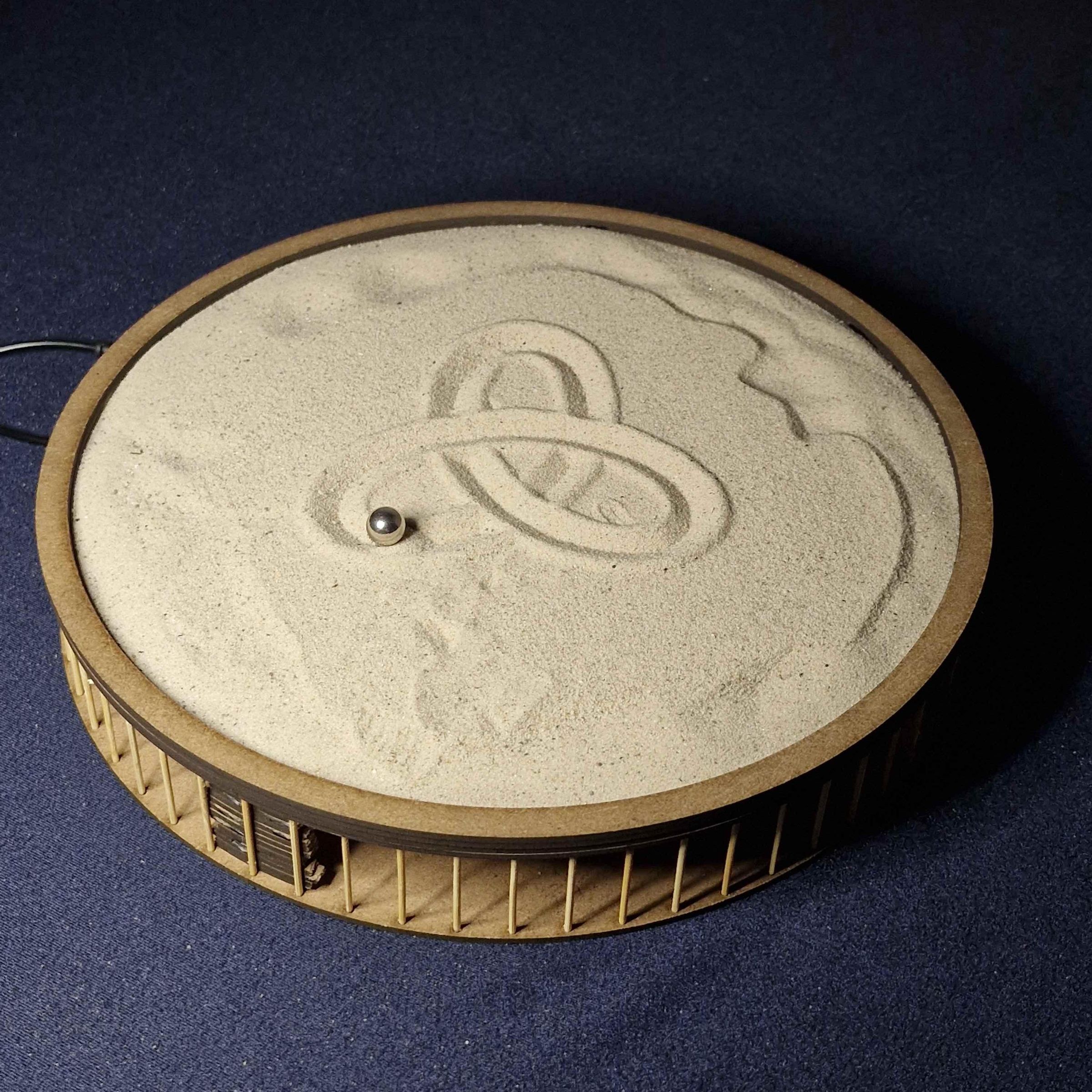 Create a Mesmerizing Kinetic Sand Table With Just One Motor : 21 Steps (with Pictures ...