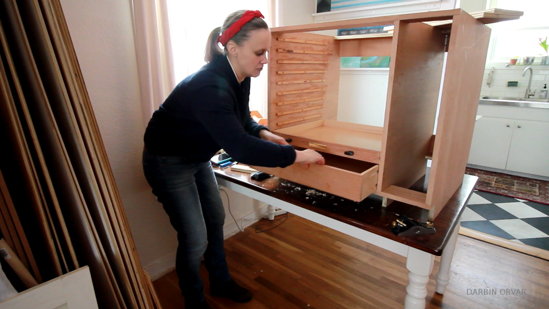 Cabinet W/ Dovetails & Secret Drawer : 13 Steps (with Pictures ...