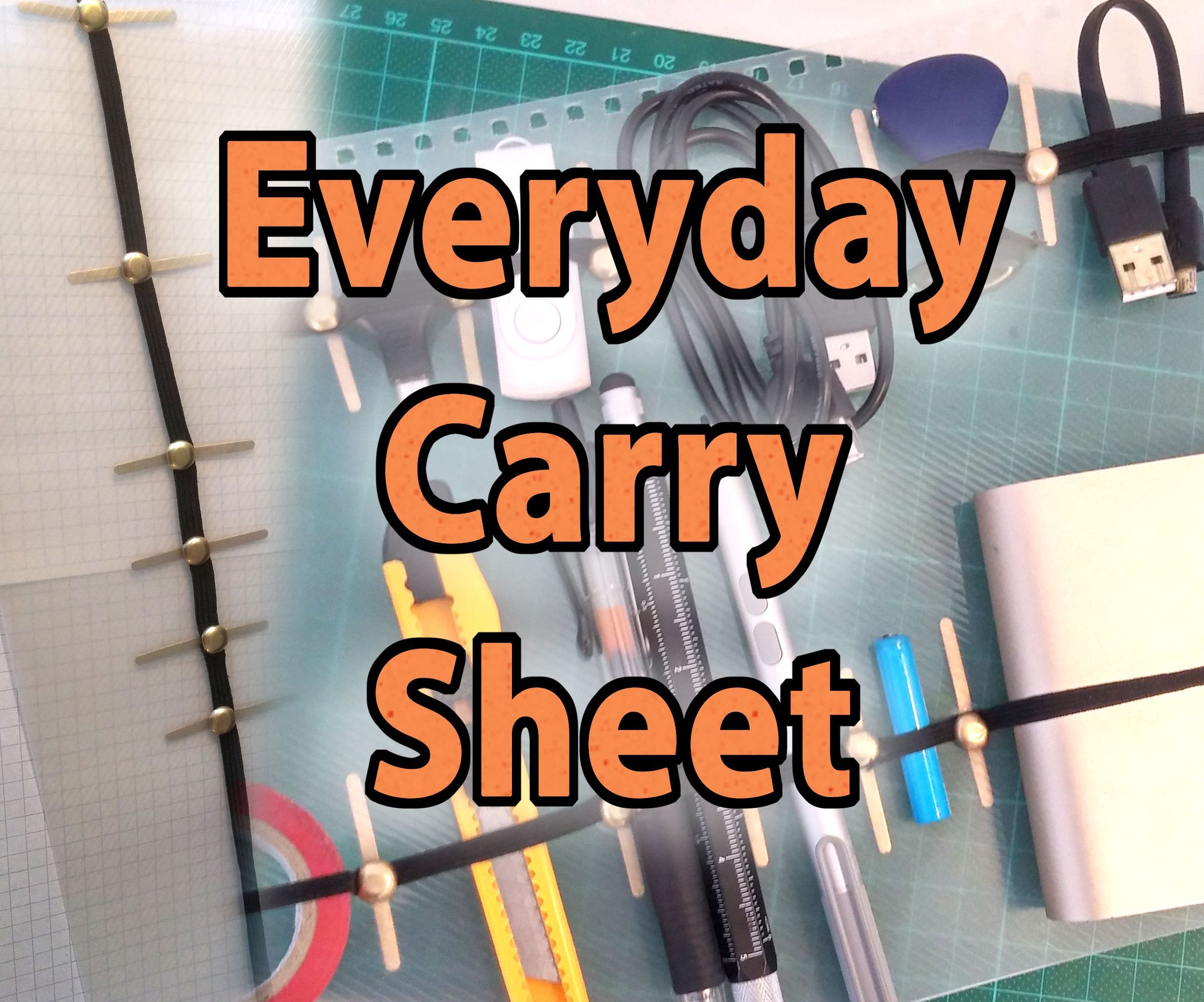 Everyday Carry Sheet - EDC : 4 Steps - Instructables