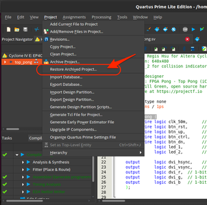 Make a Pong Game With FPGA by Verilog : 6 Steps - Instructables