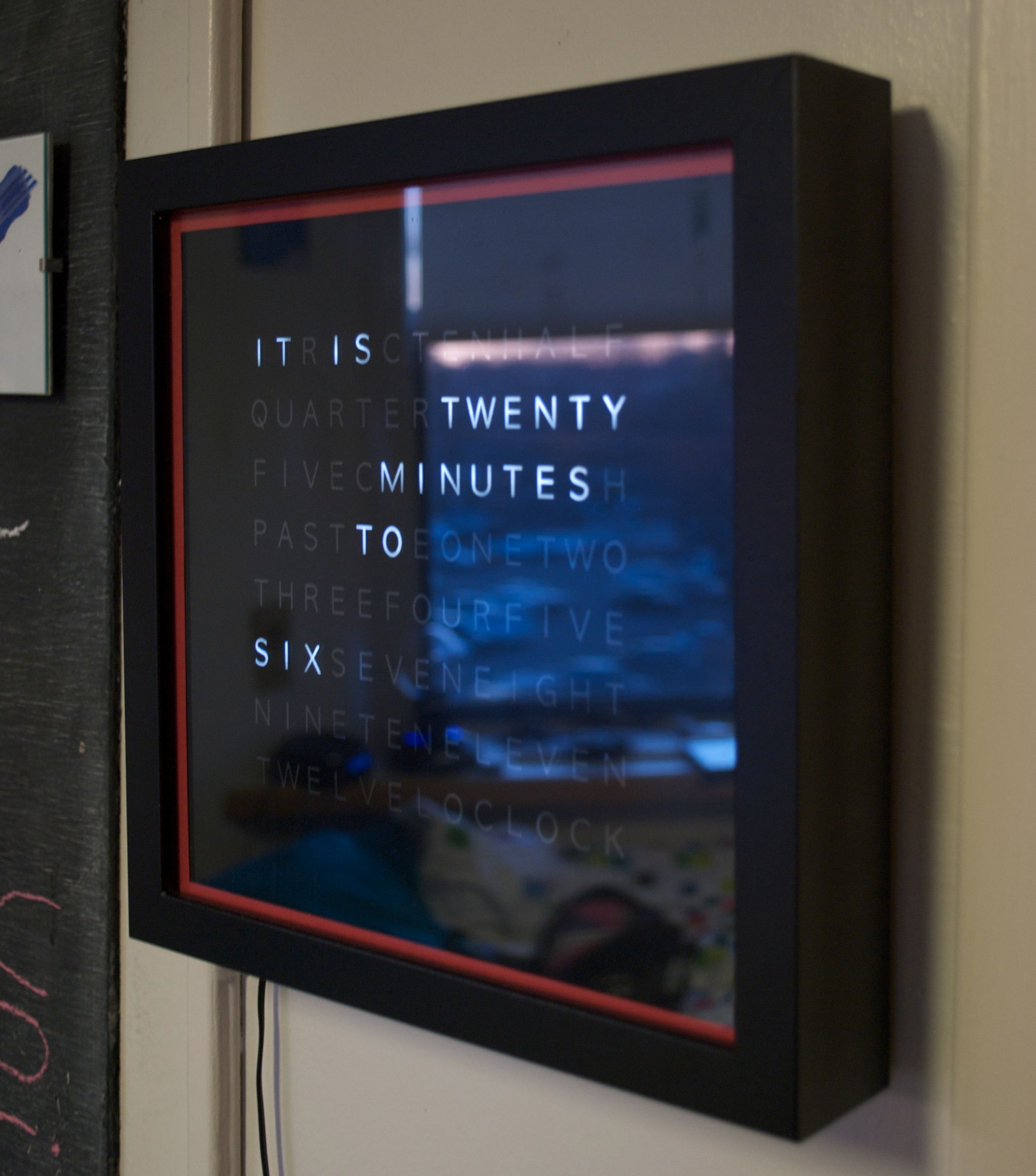 Sleek Word Clock : 9 Steps (with Pictures) - Instructables