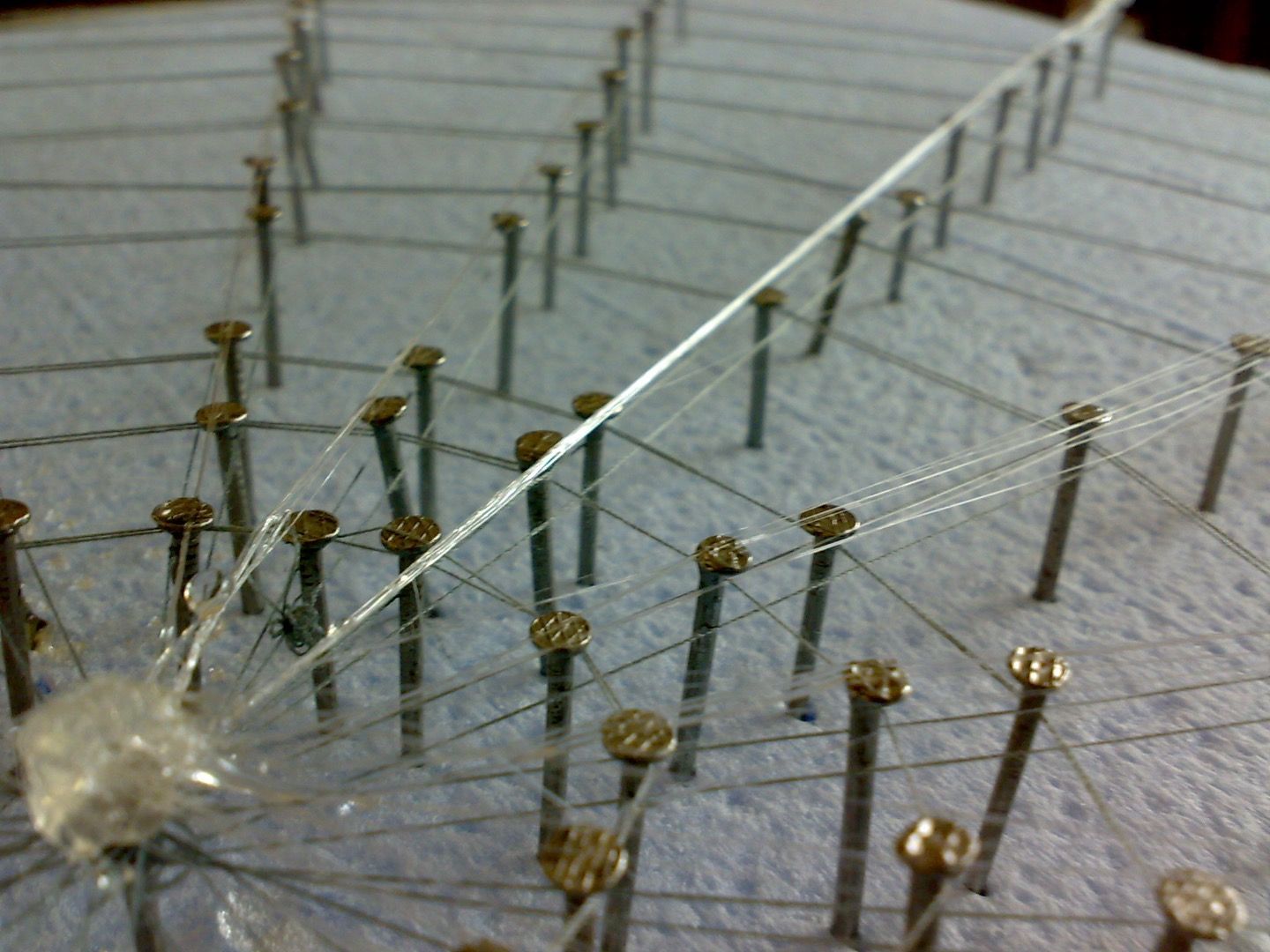 Artificial Spider Web Creation With Hot Glue : 8 Steps - Instructables