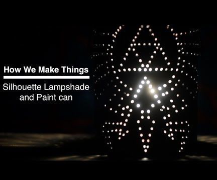 Cityscape Lampshade and Paint Can Light Art : 3 Steps (with Pictures ...