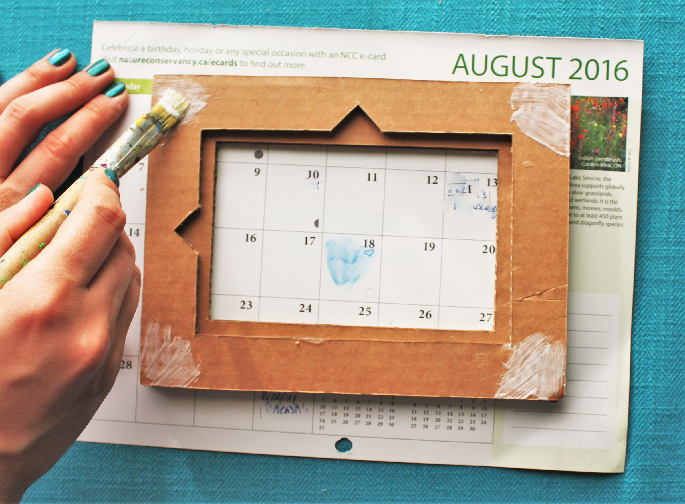 DIY PICTURE FRAME From Cardboard and Decorative Materials : 14 Steps ...