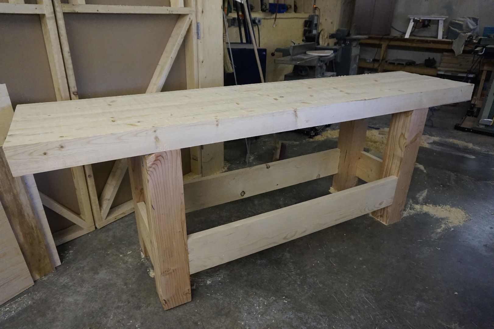 Woodshop Workbench Base Ultimate Woodworking Workbench Plans & Build