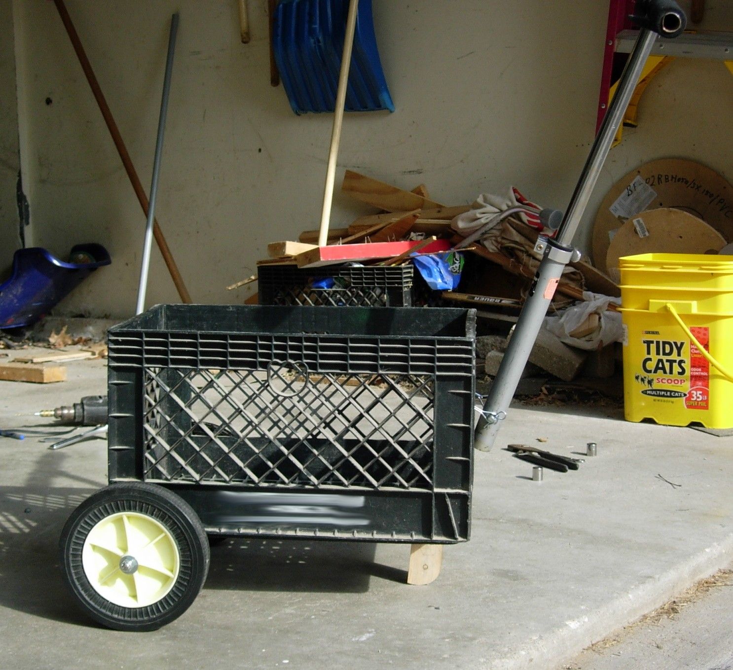 Build a Milk Crate Cart : 5 Steps (with Pictures) - Instructables