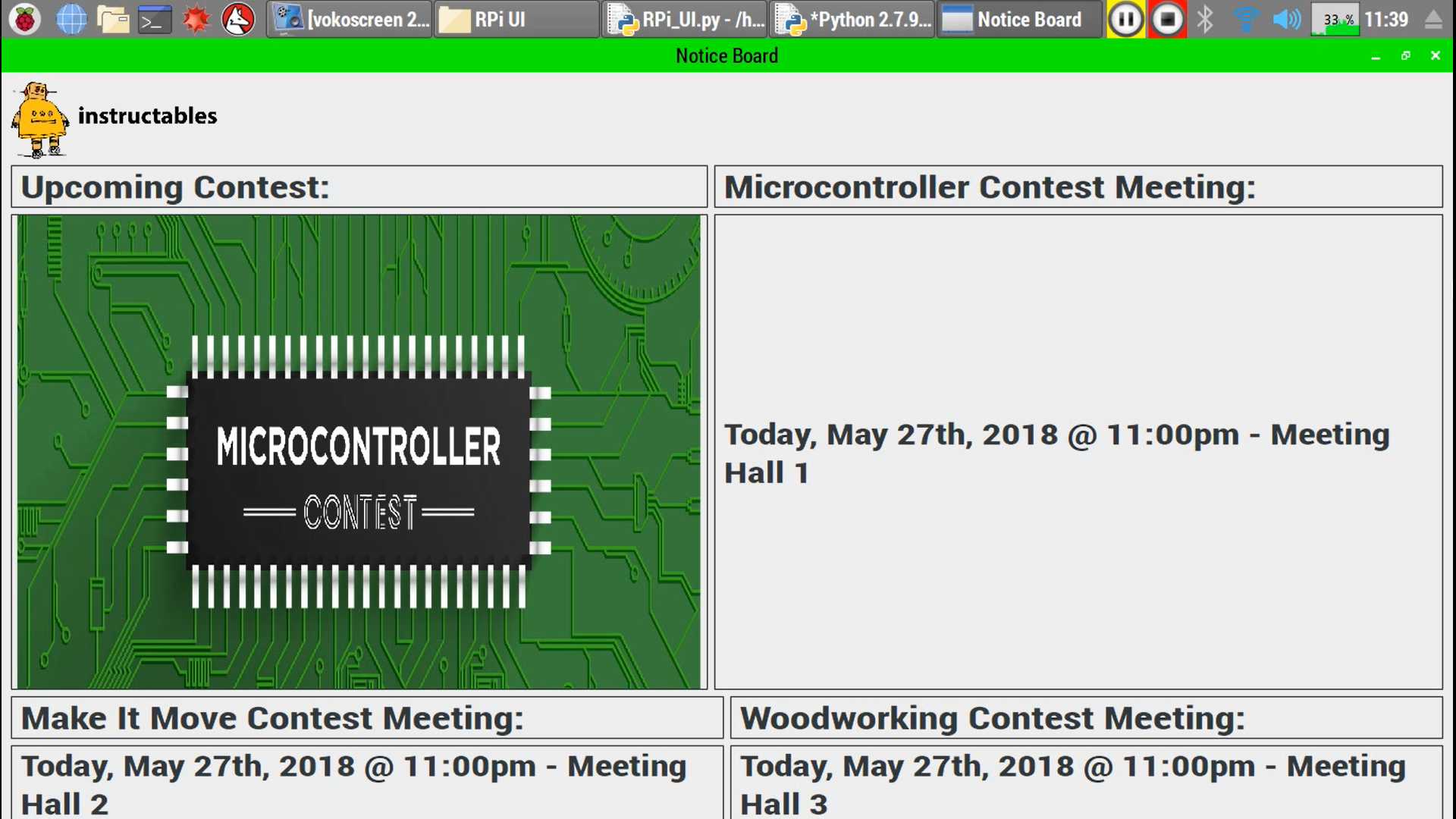 Digital Notice Board Using Raspberry Pi and MQTT Protocol : 8 Steps ...