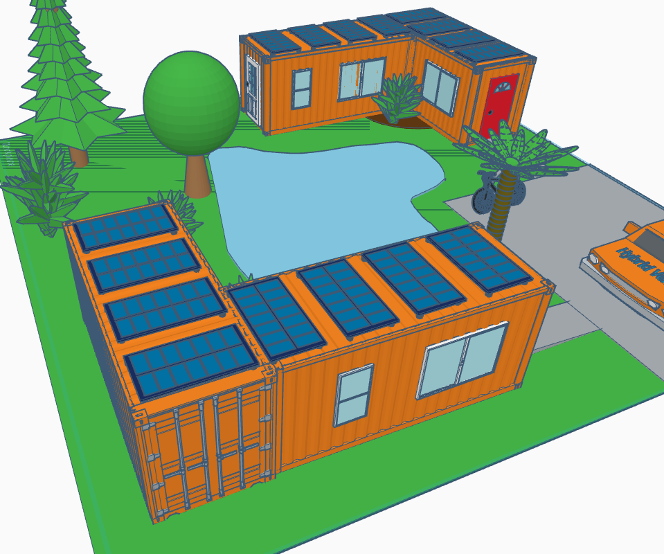 Affordable and Environmental Shipping Container Housing Complex : 6 ...