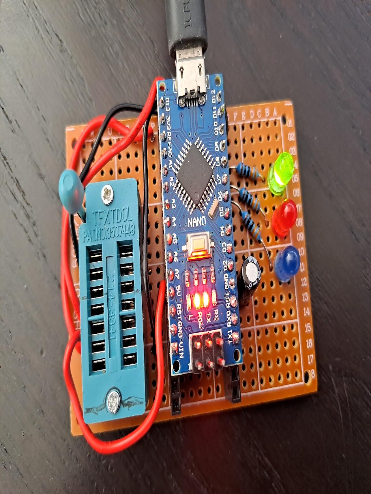 Compact Attiny 13/85/84 Programmer Using Arduino Nano : 6 Steps ...