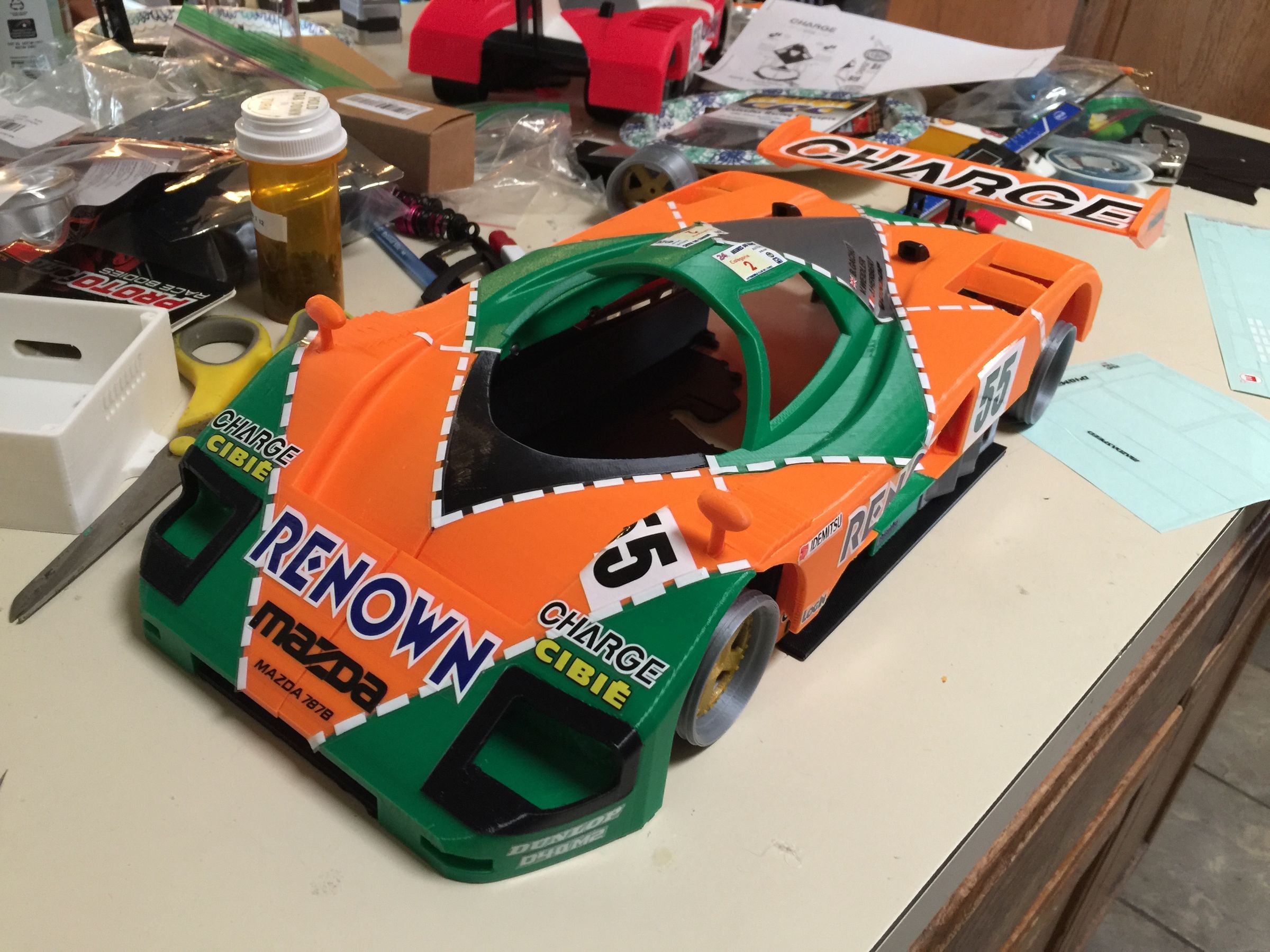 Mazda 787B 3D Printed RC Car : 11 Steps (with Pictures) - Instructables