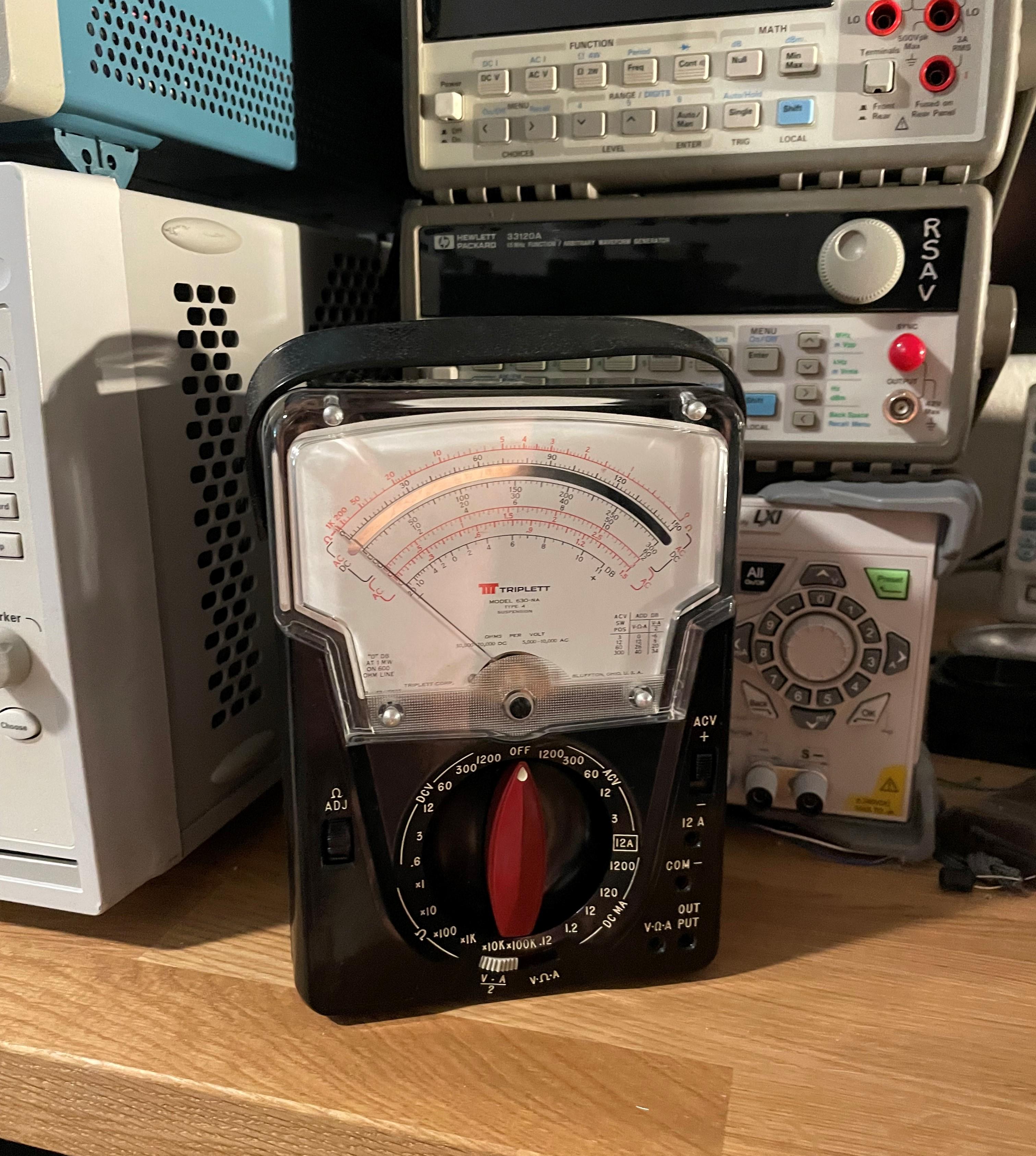 Modern Li-Ion Retrofit for Older Analogue Multimeter : 4 Steps (with ...