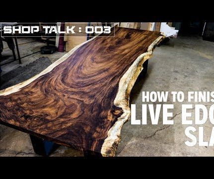 How to Finish a Live Edge Slab : 3 Steps (with Pictures) - Instructables