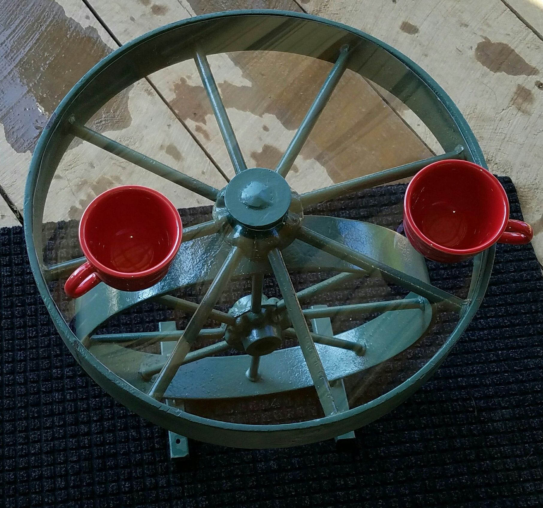 Repurpose Old Wheels Into an Awesome Spinning Table! : 15 Steps (with ...