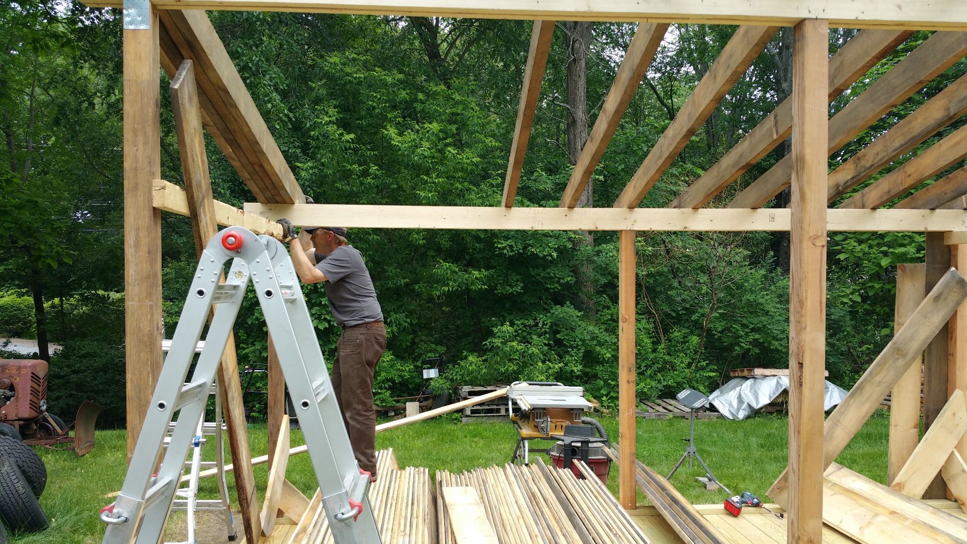 Build a Portable Rough-Sawn Shed : 15 Steps (with Pictures) - Instructables