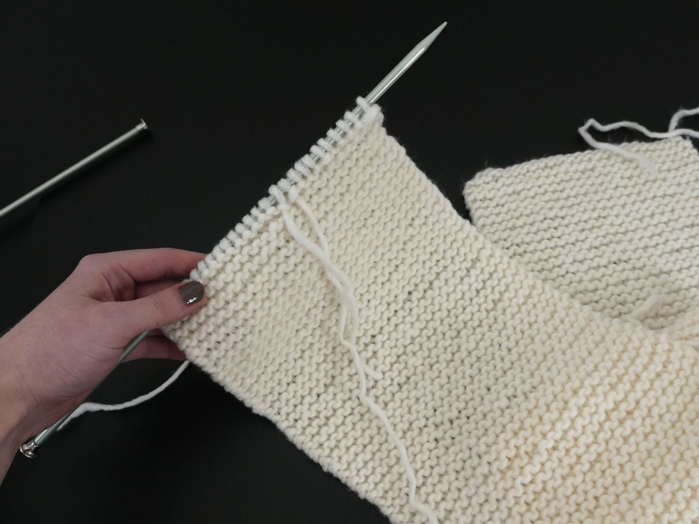How to Do the Knit Stitch : 6 Steps - Instructables