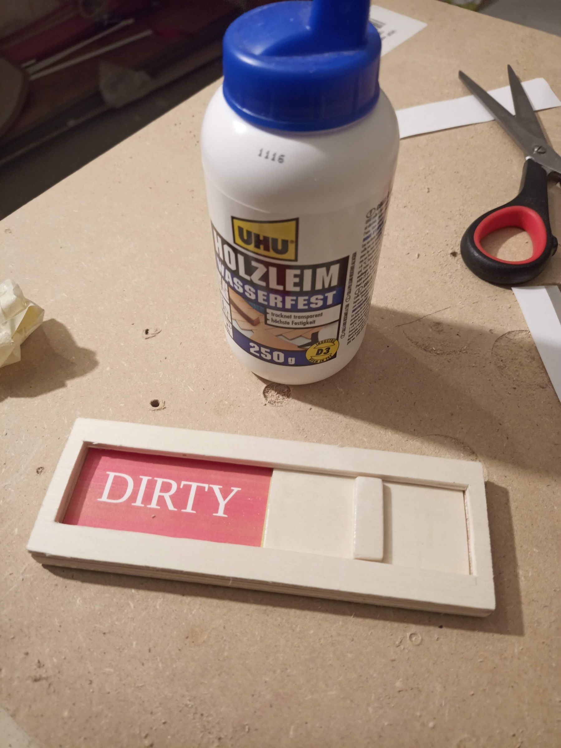 Dishwasher Dirty-Clean Sliding Indicator : 11 Steps (with Pictures ...