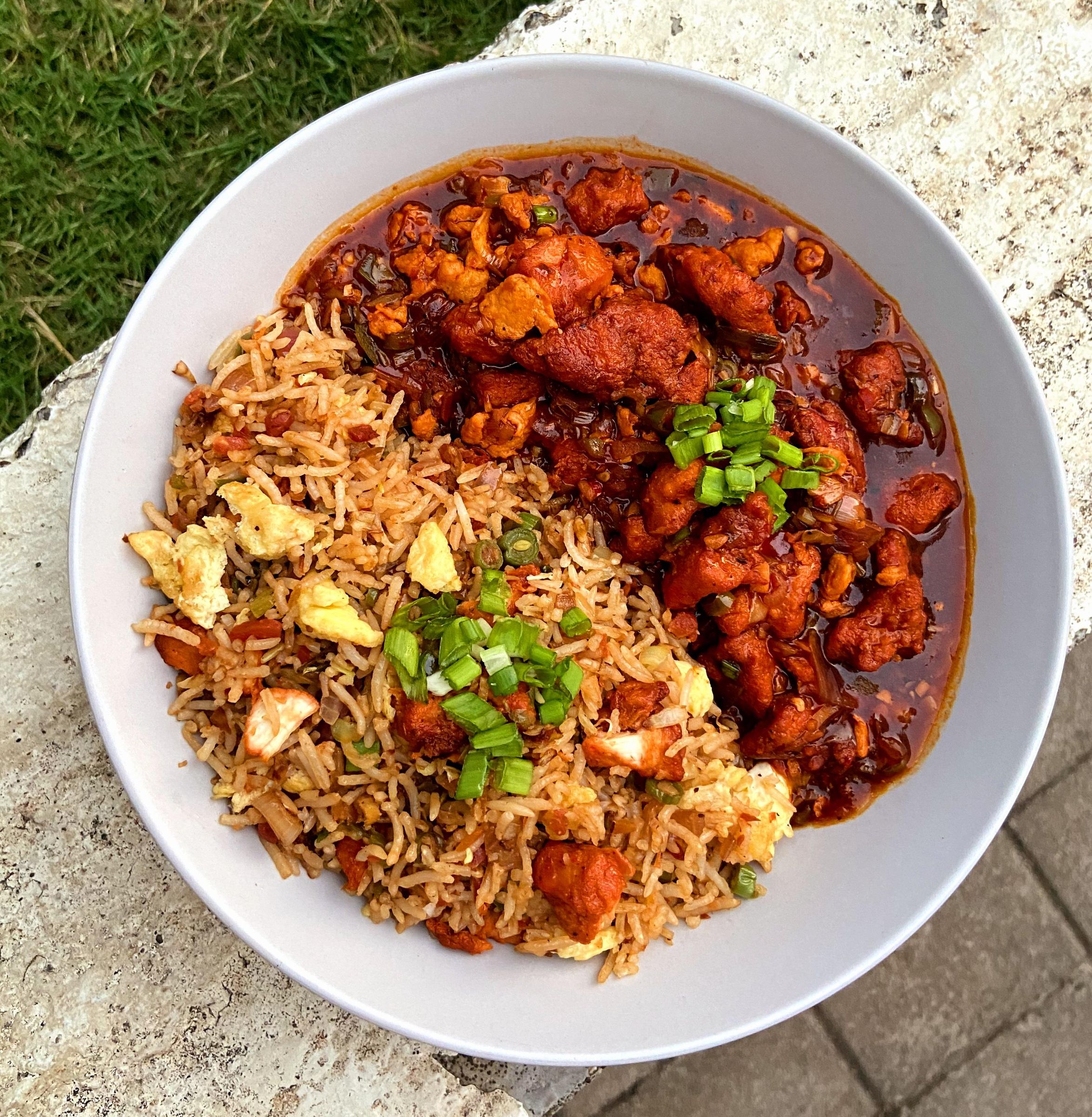 My Love for Chicken Is Real: Chicken Chopper Rice With Gravy : 20 Steps ...