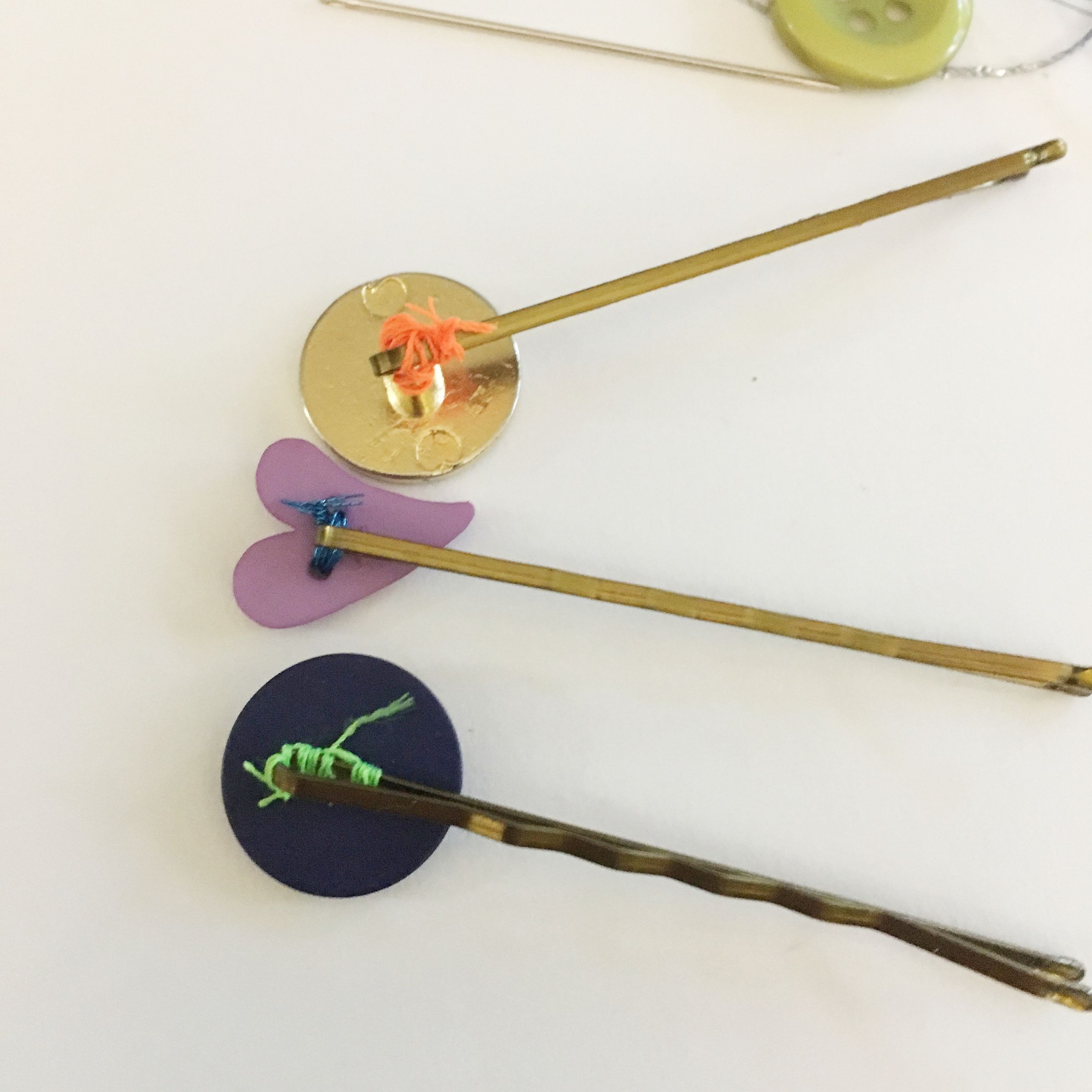 Button Hair Pins : 4 Steps (with Pictures) - Instructables