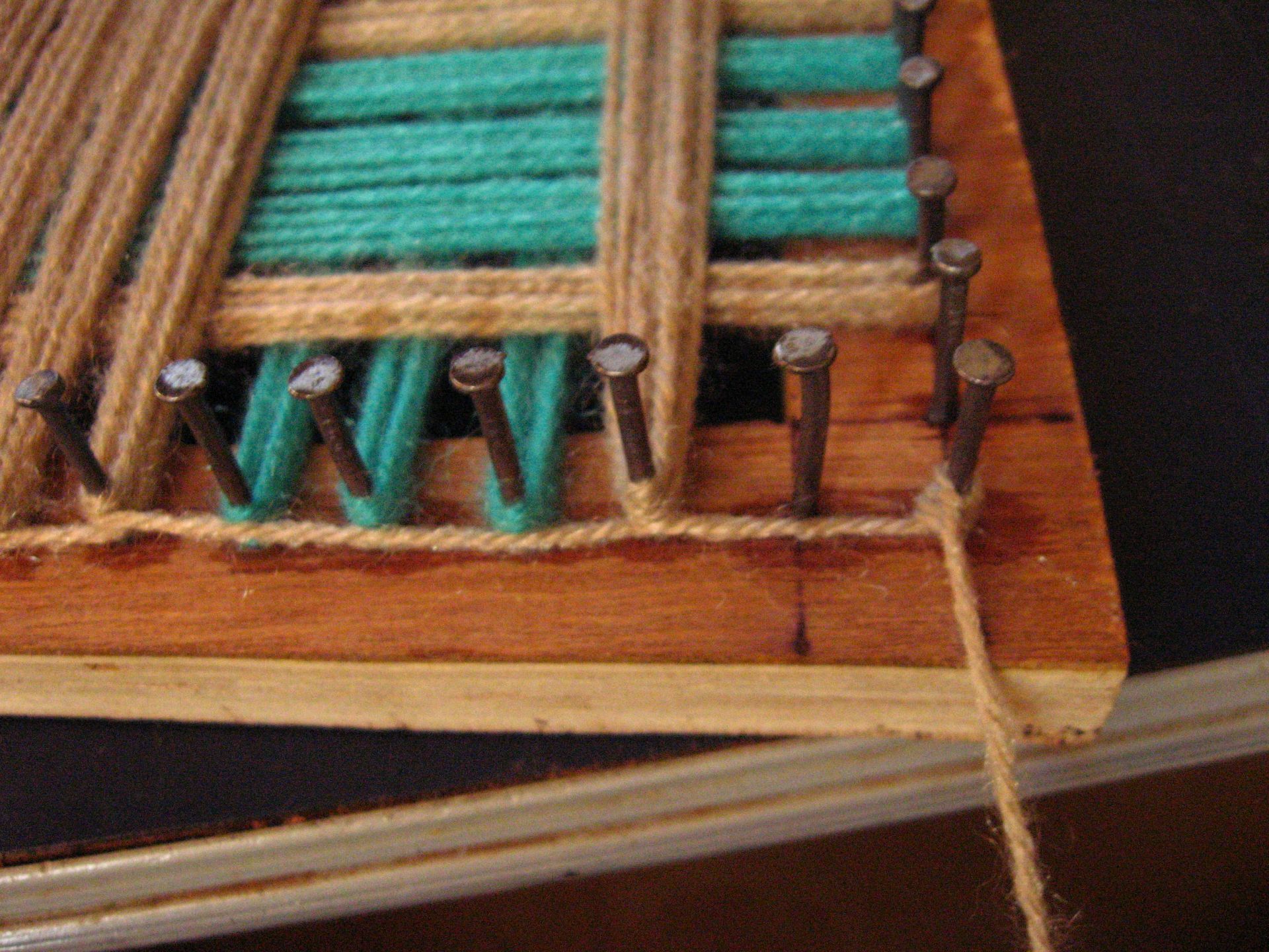 How to Weave a Small Table Mat With Home Made Loom : 13 Steps (with ...