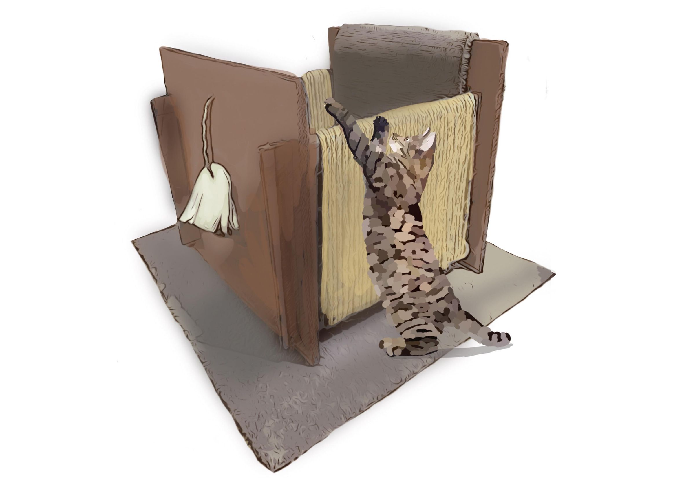 Interactive Box Cat Scratcher : 11 Steps (with Pictures) - Instructables
