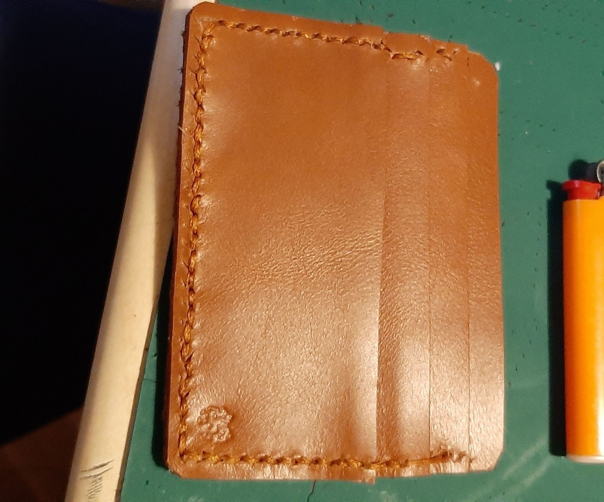 Leather Card Wallet : 4 Steps - Instructables