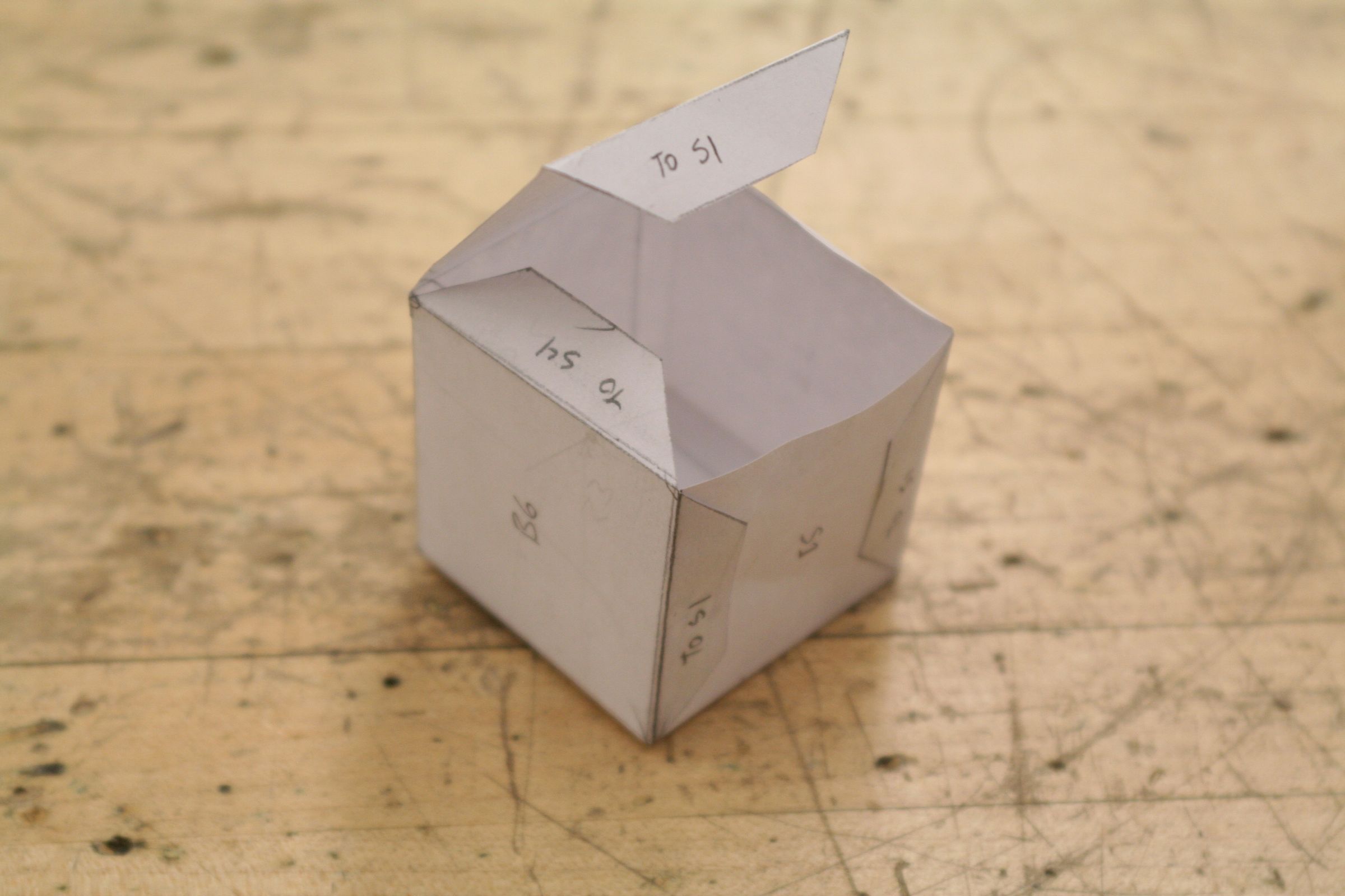 Perfect Paper Cube: Laying Out a Project Using Parallel Line ...
