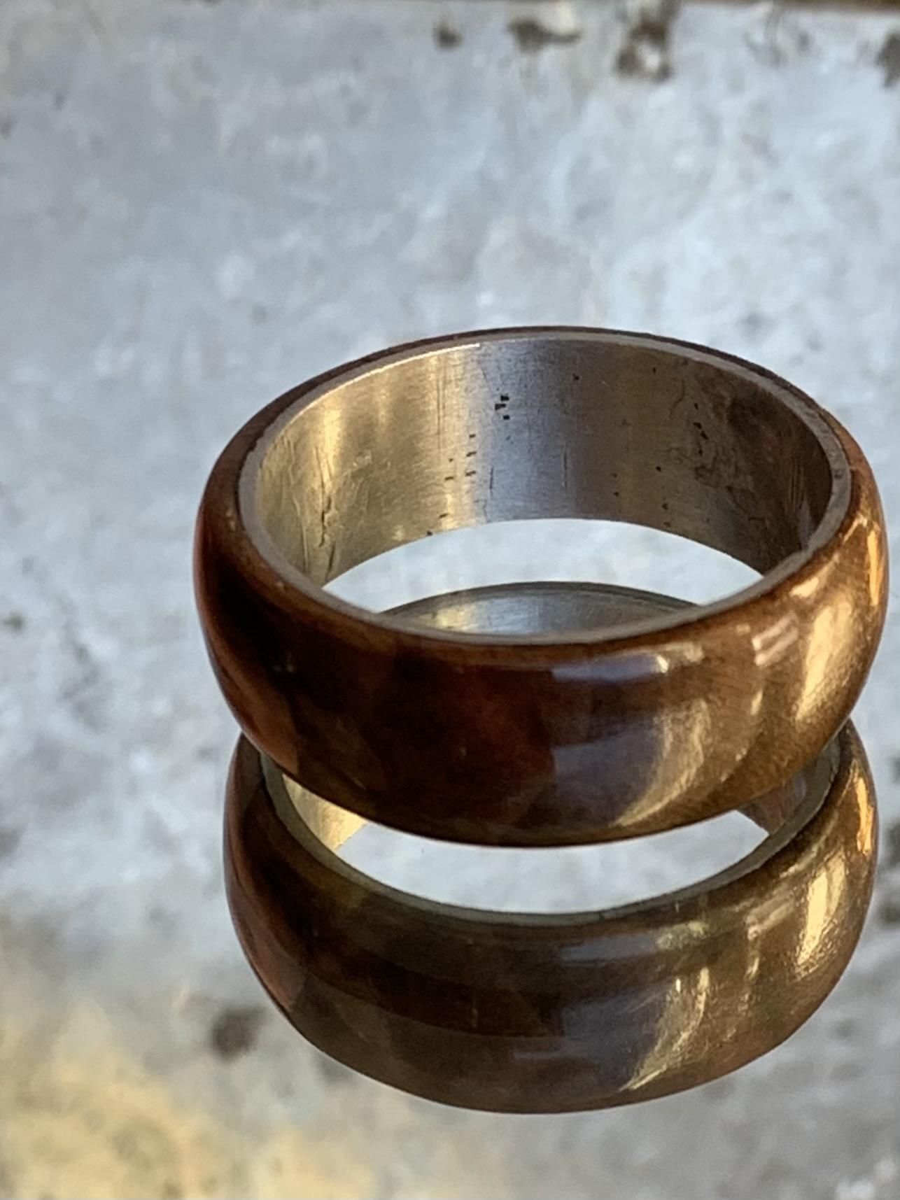 Handmade Walnut and Steel Ring : 7 Steps (with Pictures) - Instructables