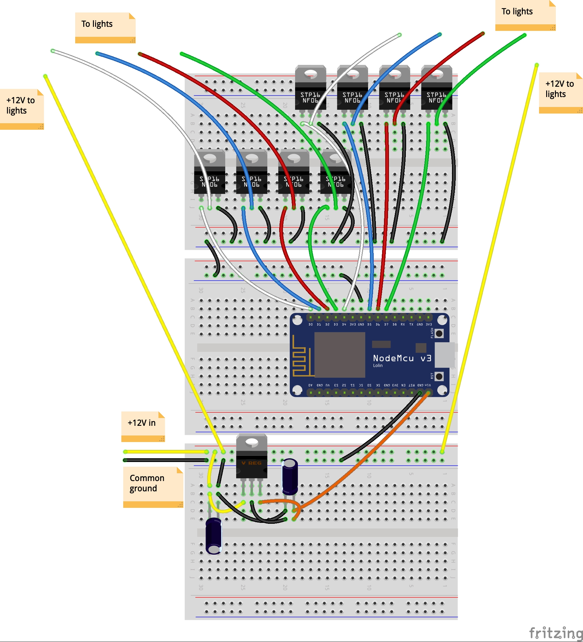 WiFi LED Light Strip Controller : 7 Steps (with Pictures) - Instructables