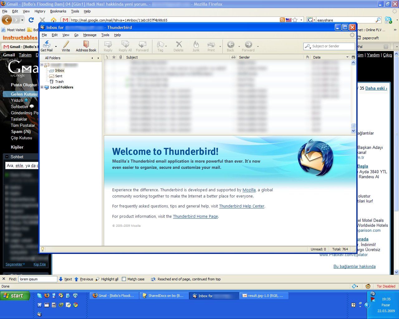 Change Mozilla Thunderbird's Start Screen : 3 Steps - Instructables