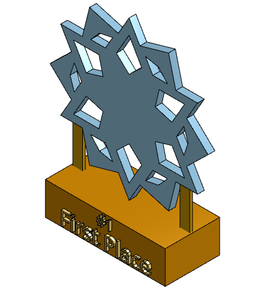 Snowflake Trophy : 11 Steps - Instructables