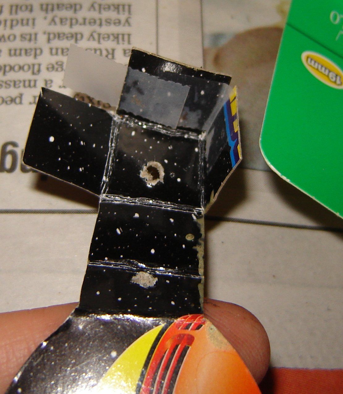 Cardboard Van Leeuwenhoek Microscope : 9 Steps (with Pictures ...
