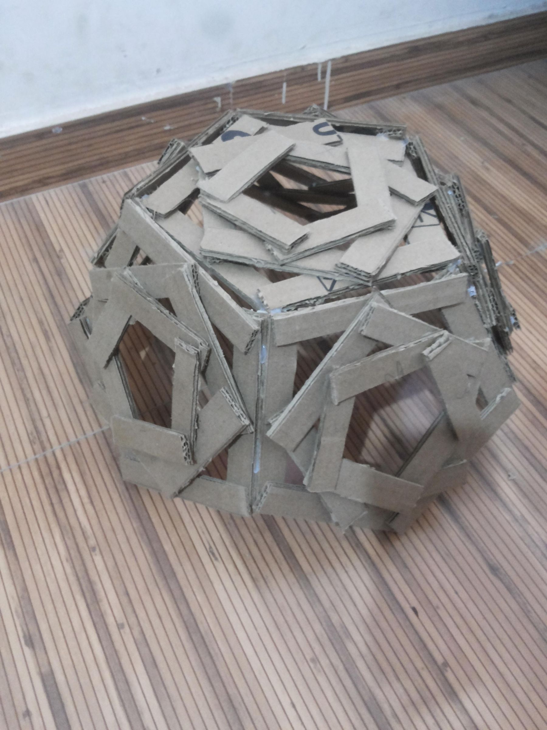 Cardboard Pentagon Table Lamp : 6 Steps (with Pictures) - Instructables