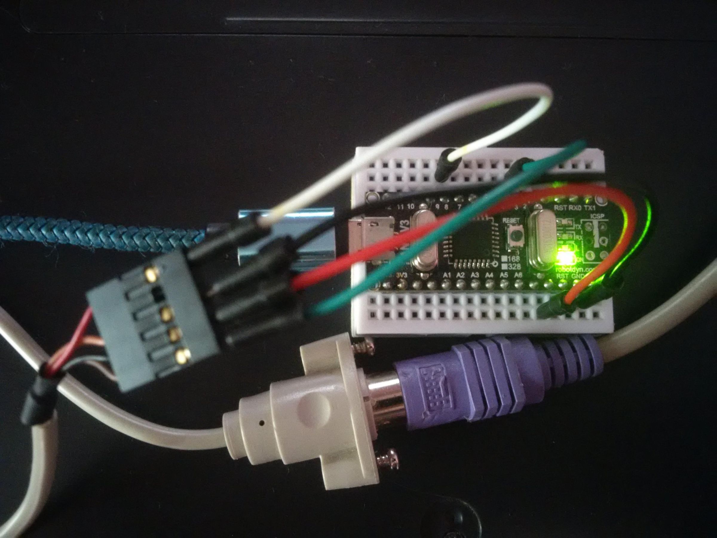 Connect PS/2 Keyboard to Arduino : 3 Steps - Instructables