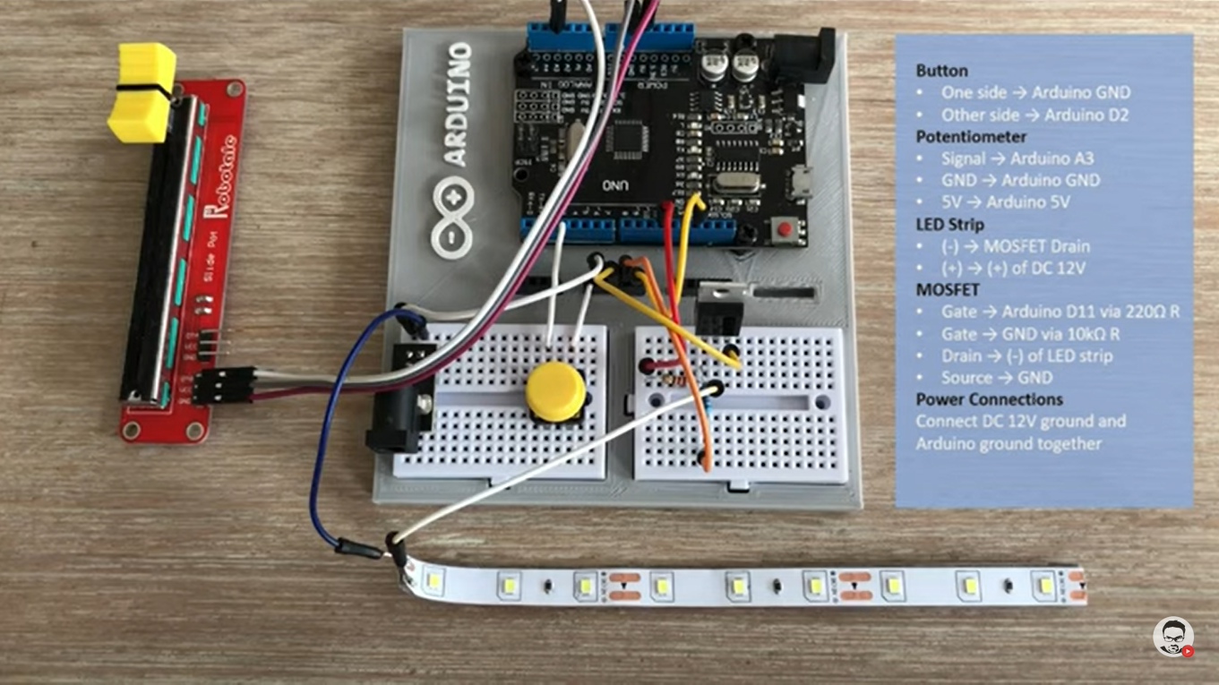 How to Control LED Strips With Arduino – Part 1: Single-Color Strips ...