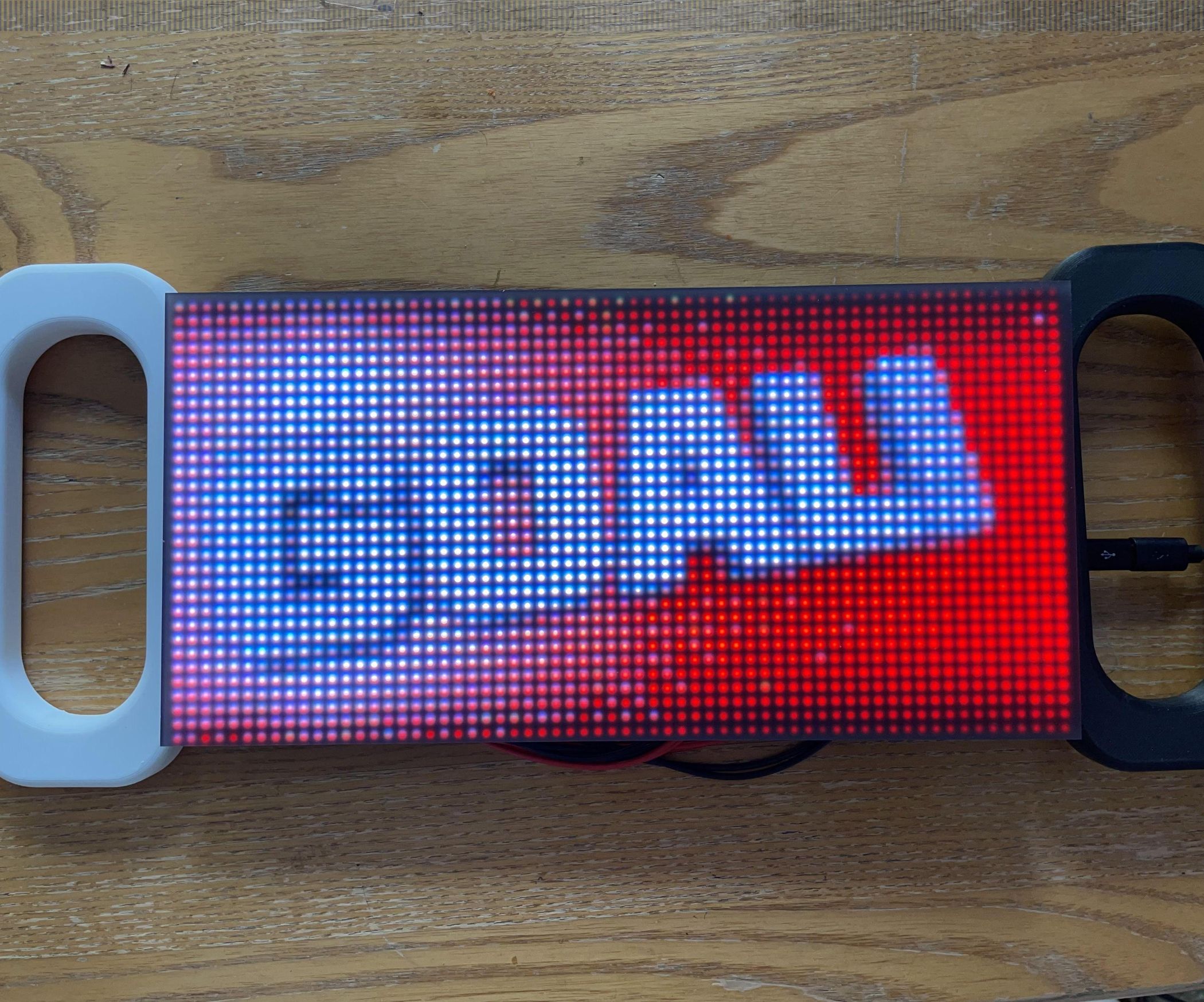 Matrix Portal M4 Customizable Gesture LED Sign : 5 Steps (with Pictures ...
