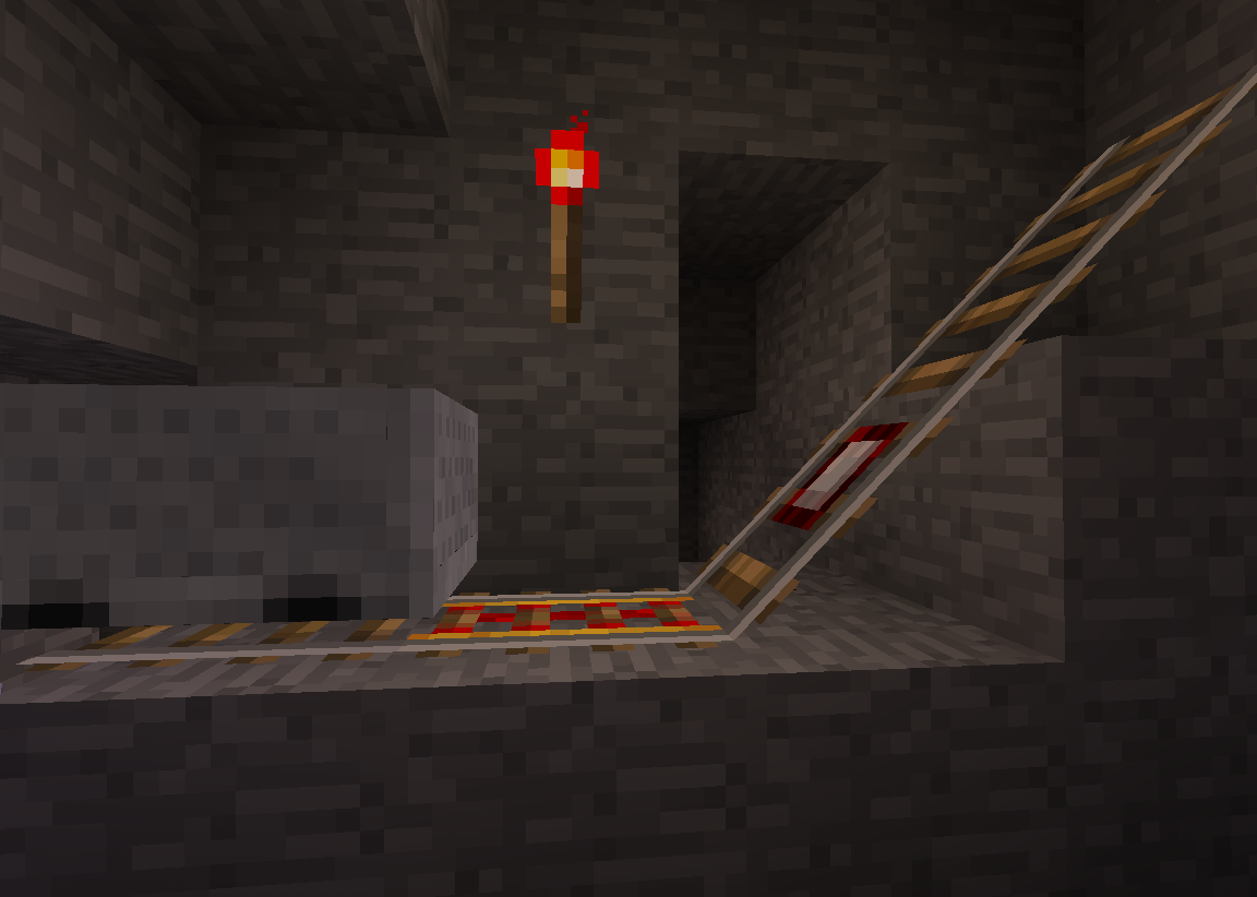 Minecraft Secret Entrances: Minecart Detection : 5 Steps - Instructables
