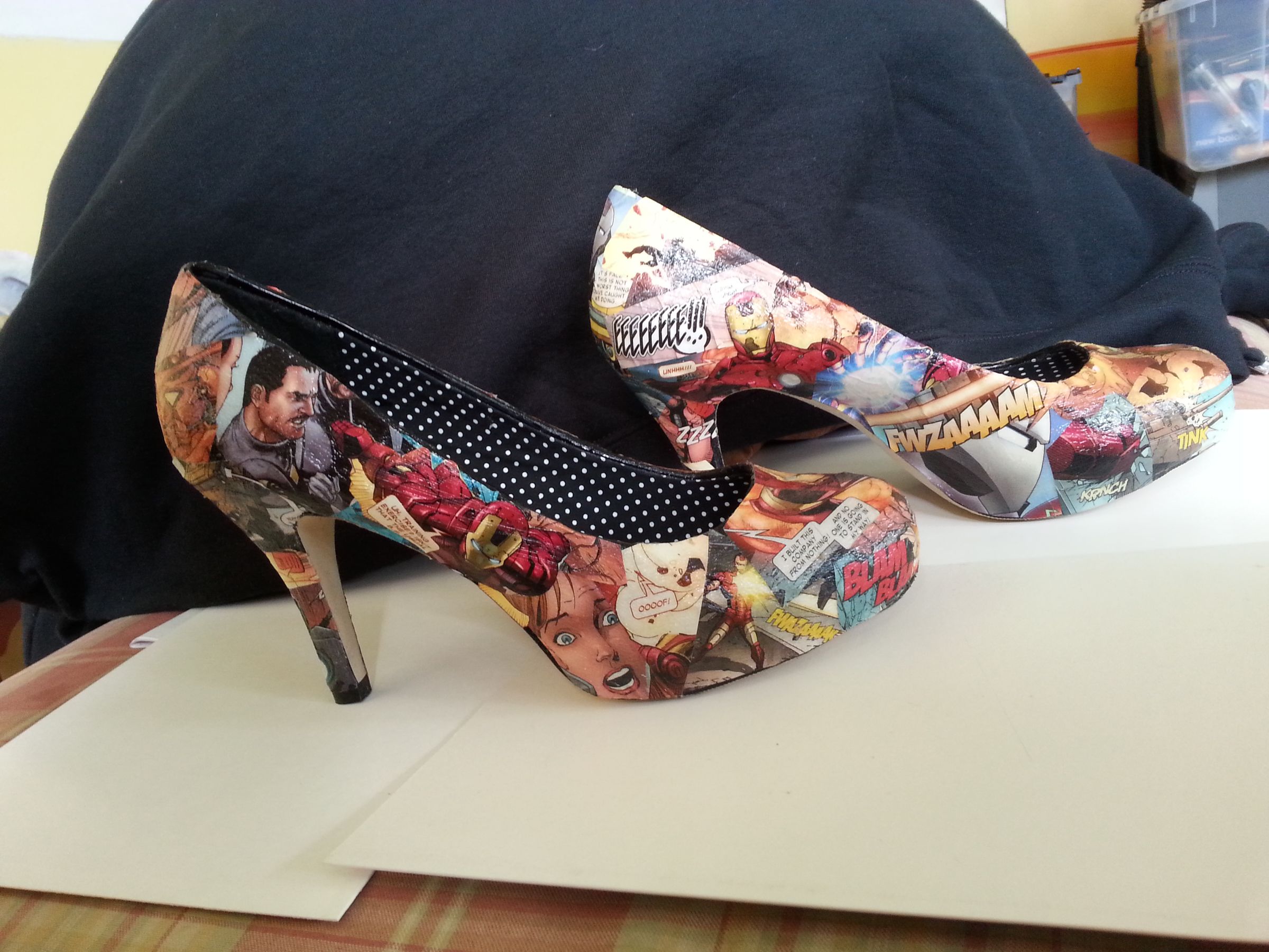 Comic Book Shoes : 5 Steps (with Pictures) - Instructables