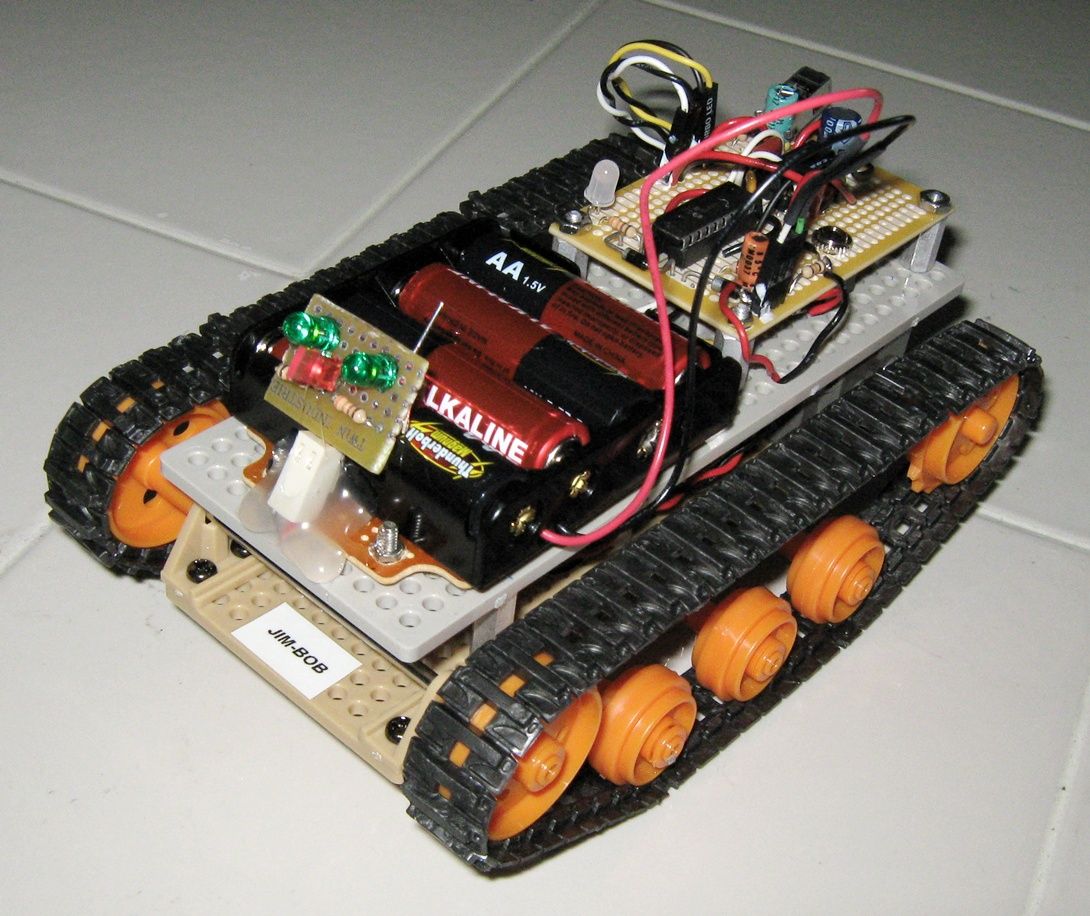 IR Remote Controlled Tracked Robot : 10 Steps - Instructables